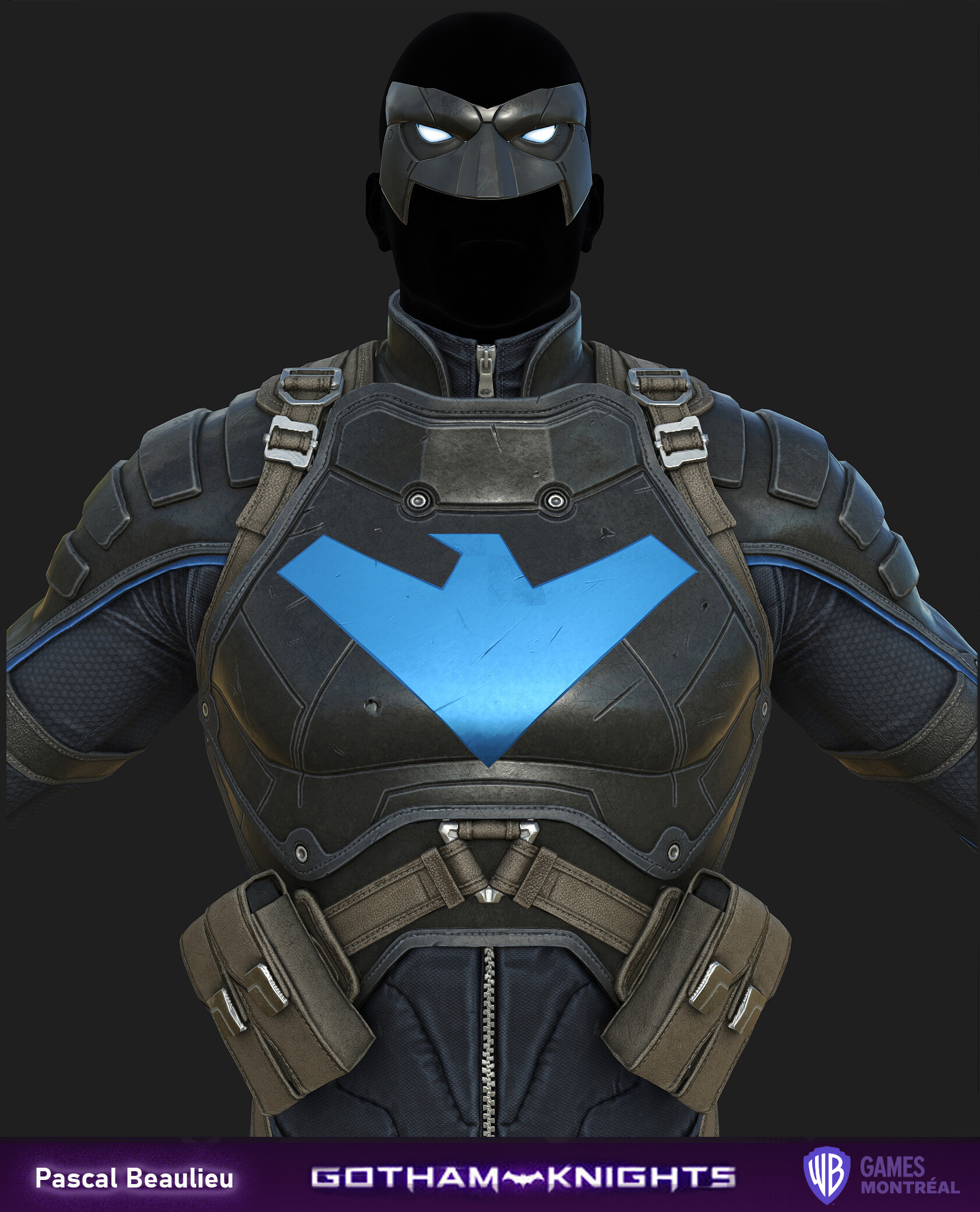 ArtStation - Nightwing Knight Ops Suit Gotham Knights