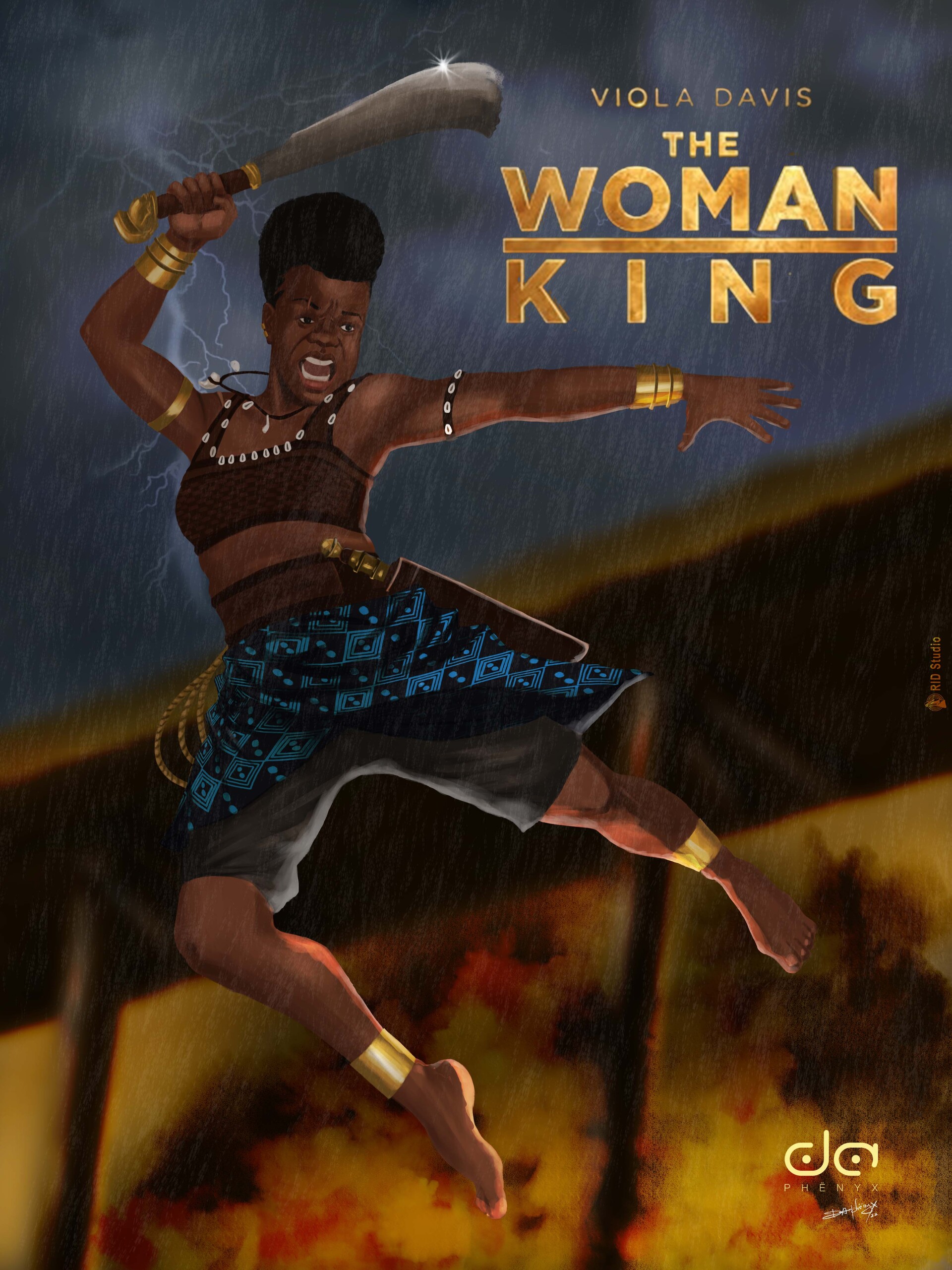 ArtStation - Fan art The woman king