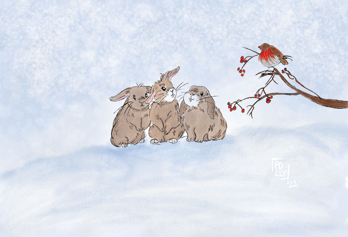 ArtStation - Snow bunnies