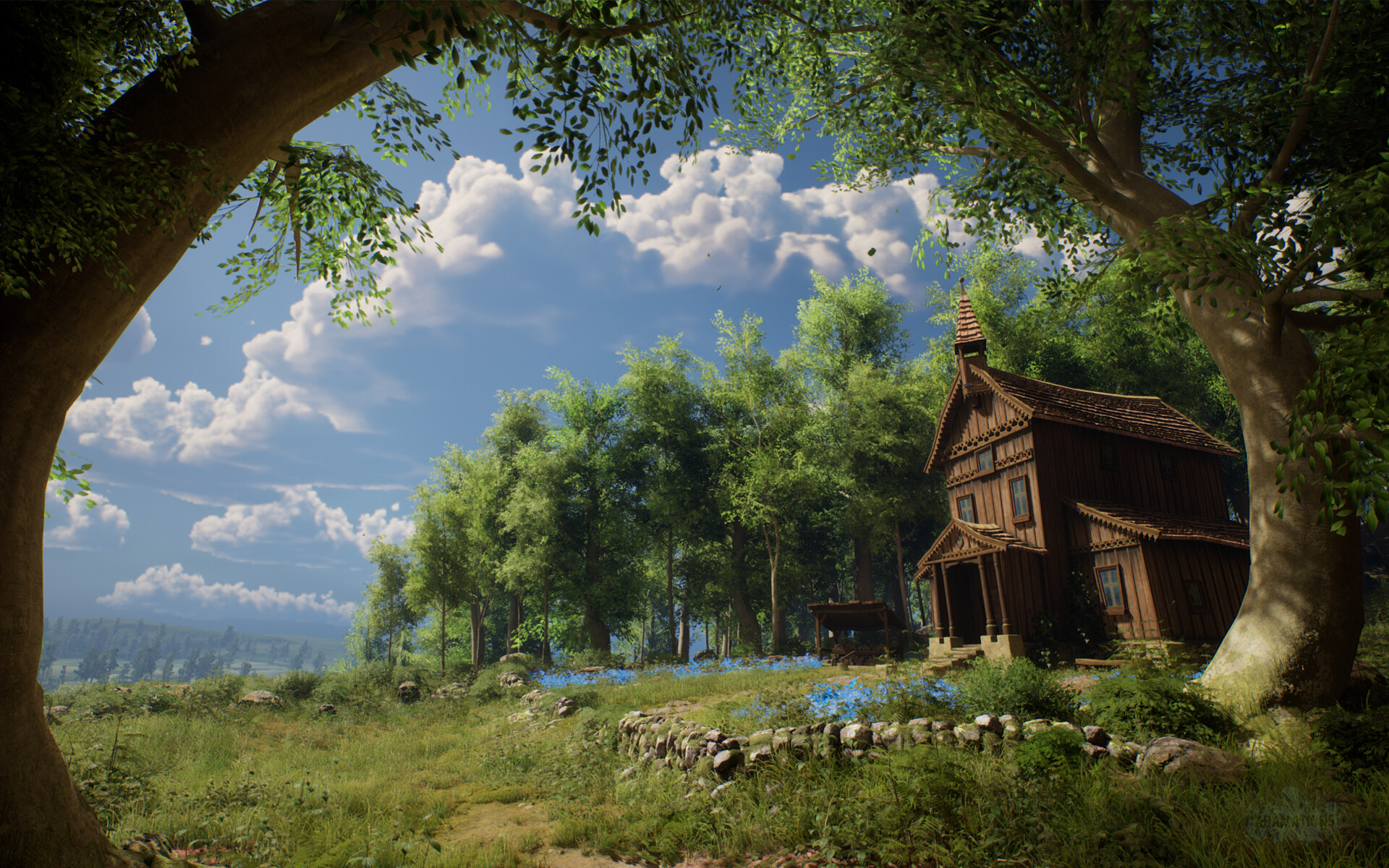 ArtStation - Forest Chapel