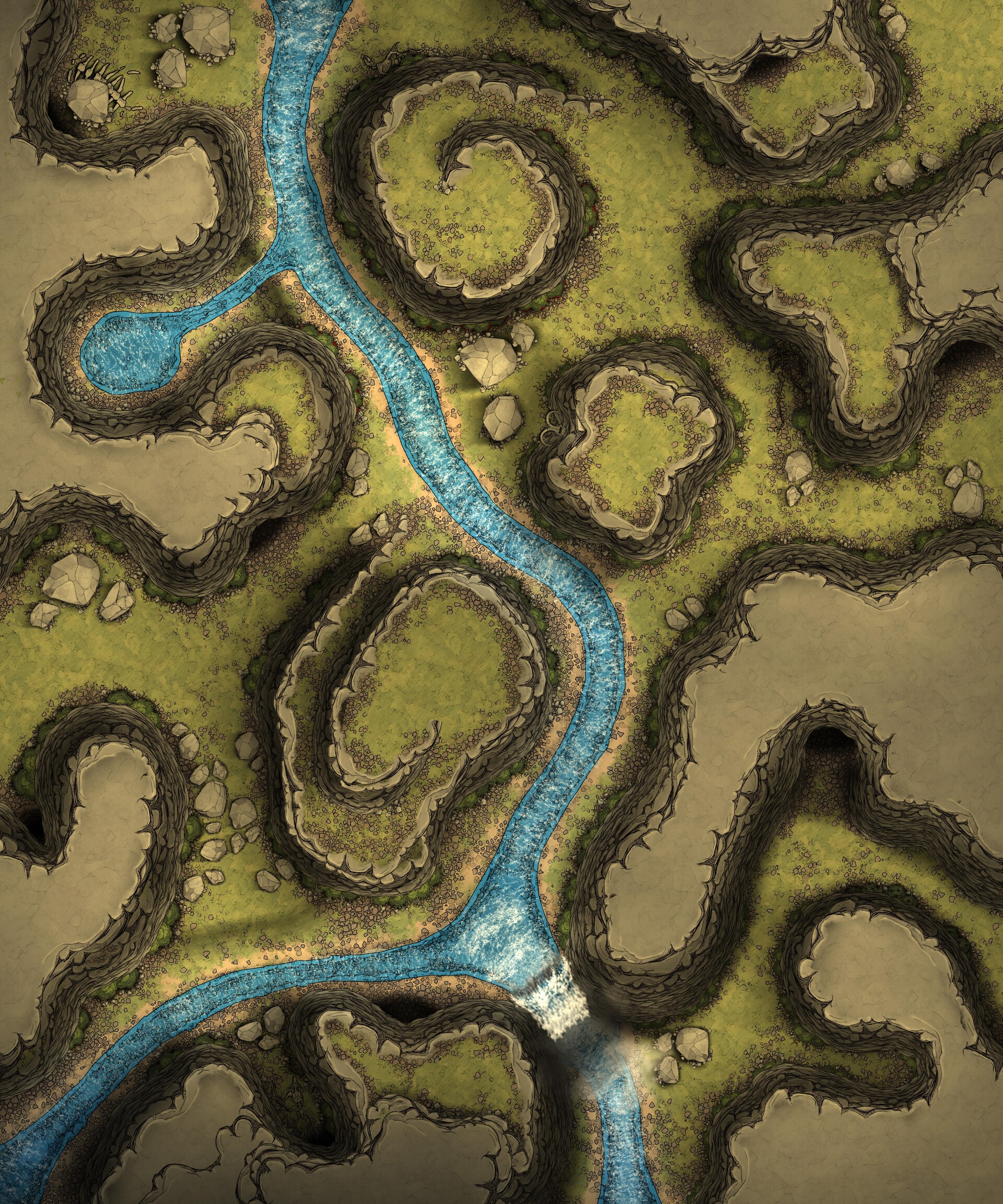 ArtStation - Battle Map | The Boulderlands - Mountain/Hill Random ... ArtStation - Battle Map | The Boulderlands - Mountain/Hill Random ...