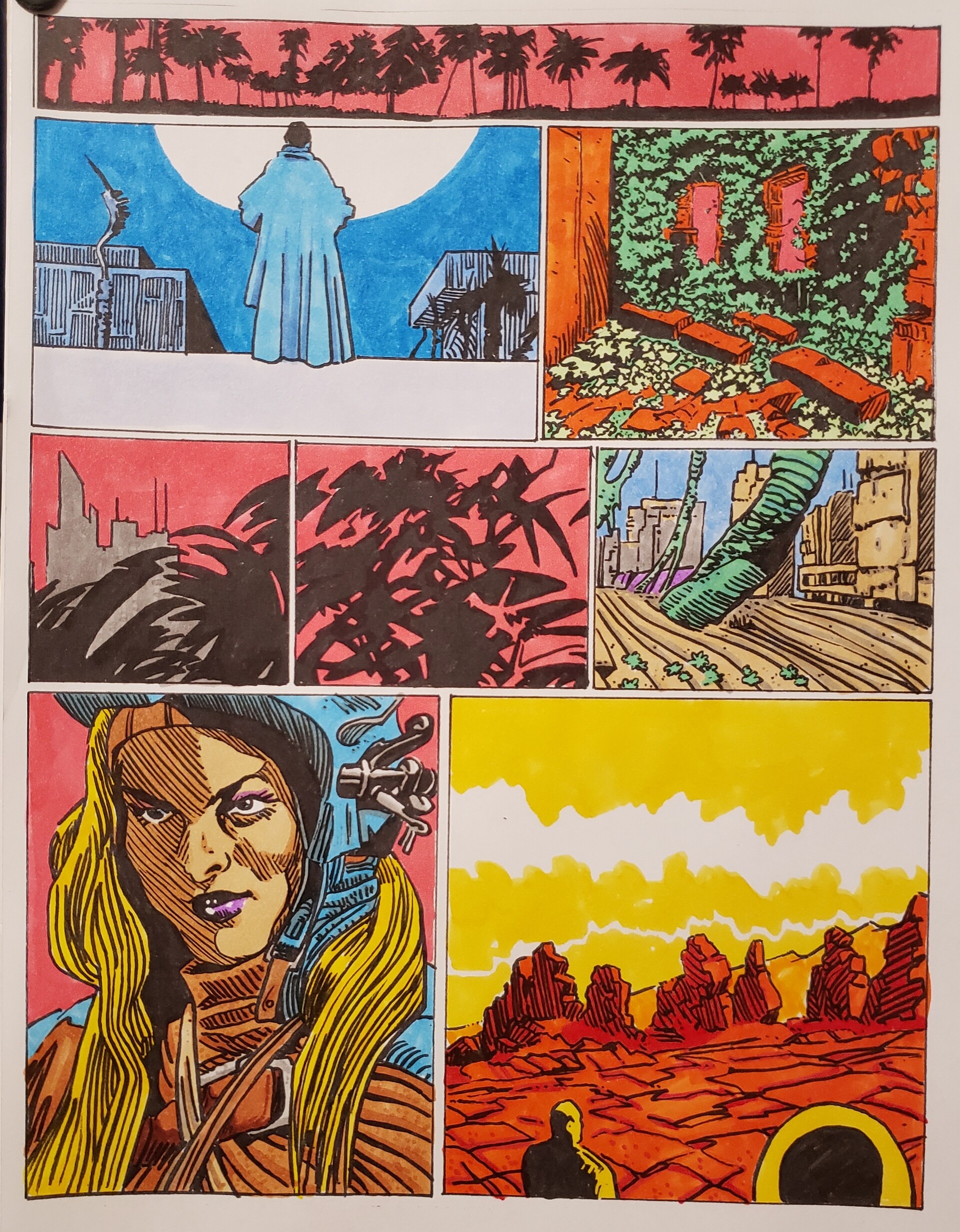 ArtStation - Panels for comic idea