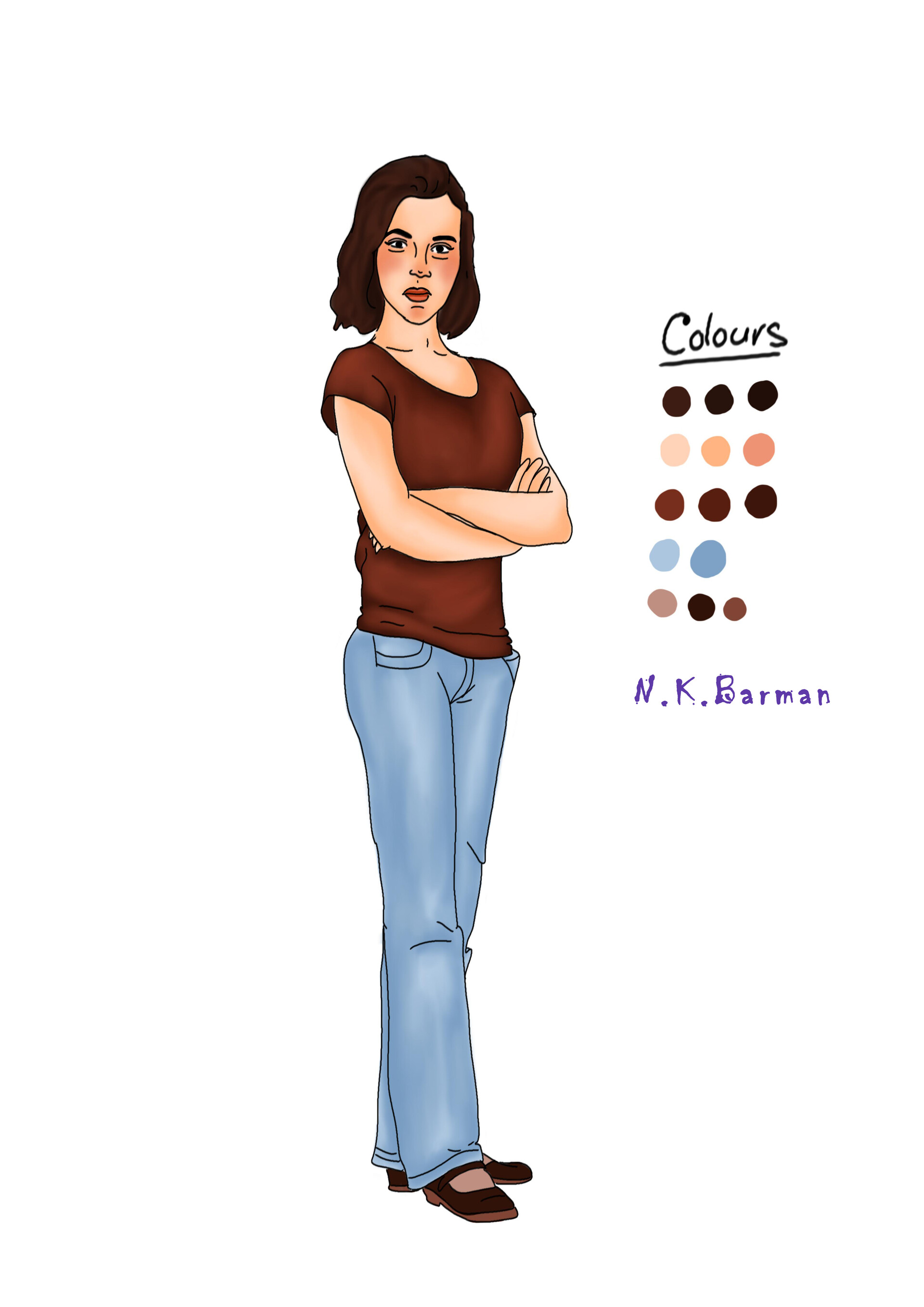 ArtStation - Lady Character Design