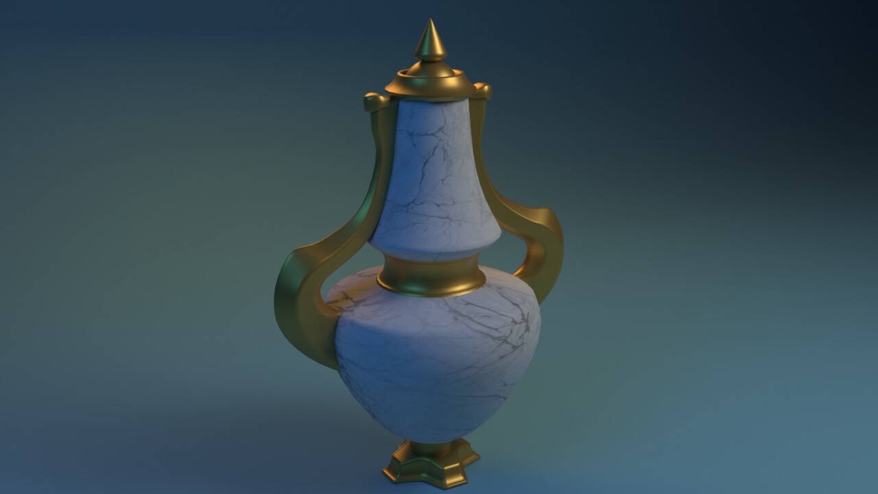 ArtStation - Vase 3ds Max Practice