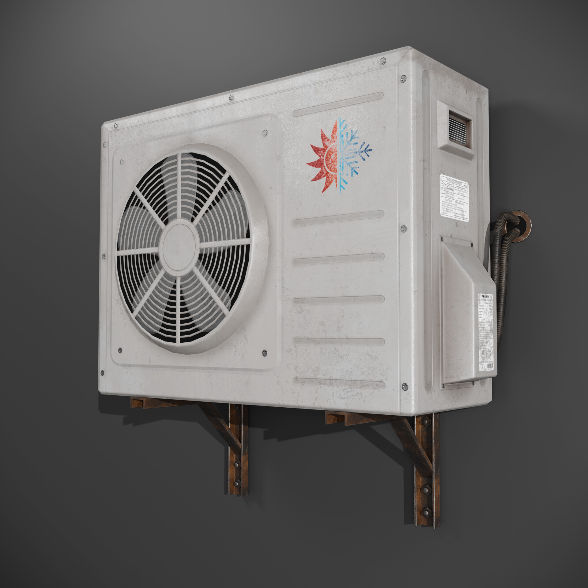 ArtStation - OUTDOOR AIR CONDITIONING UNIT