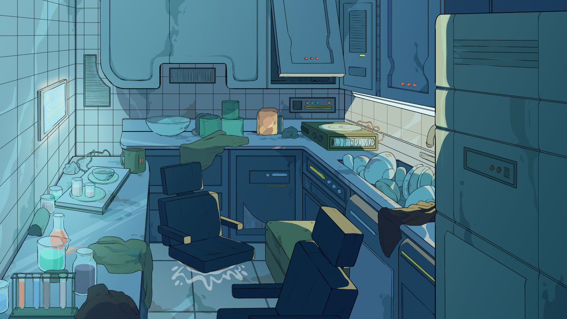 ArtStation - Bitter Silver - Kitchen