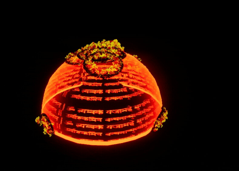 ArtStation - Shield dome with impact effect VFX