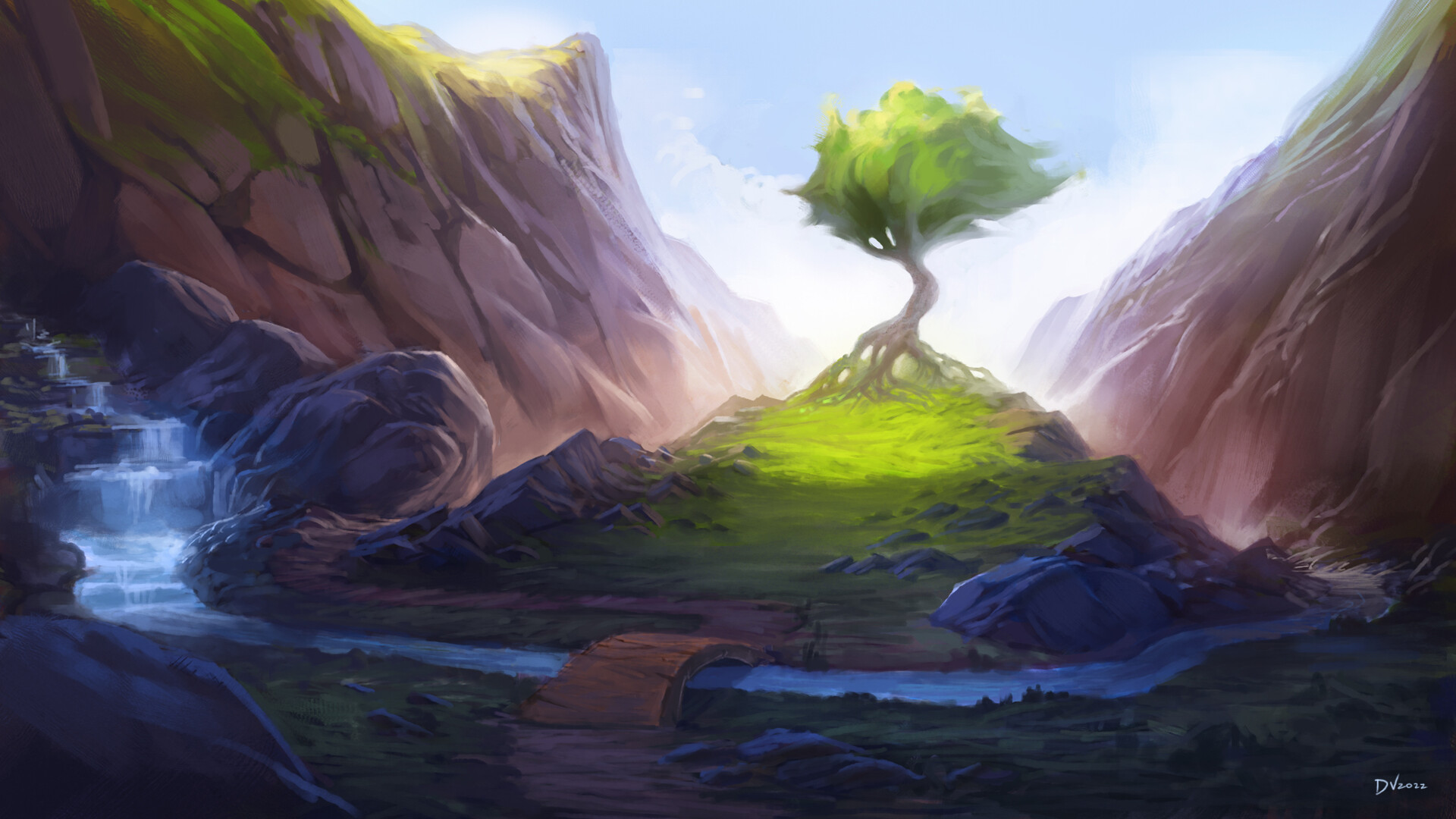 ArtStation - Lonely Tree