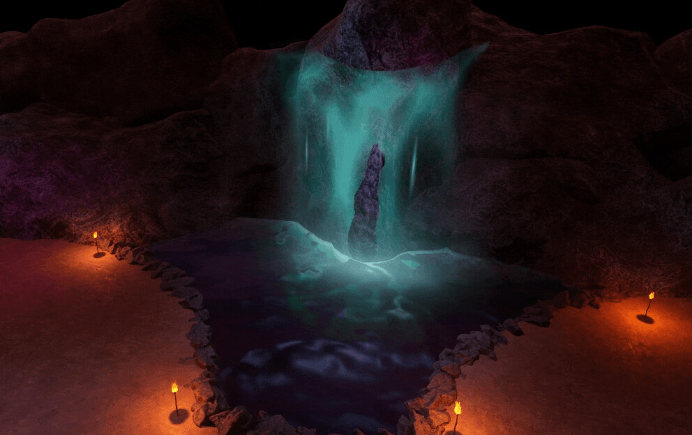 ArtStation - waterfall in niagara UE5