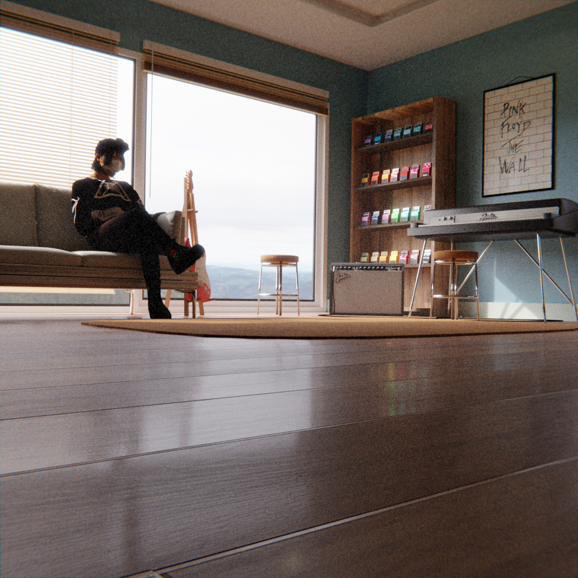 Retro Plus - Music Room Corner