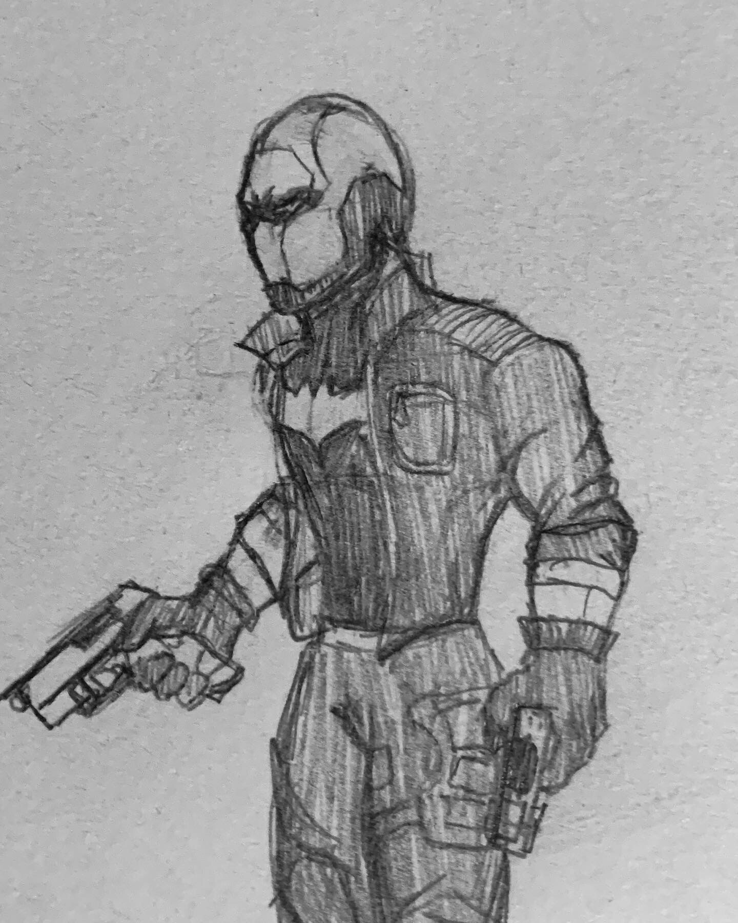 ArtStation - Gotham Knights: Redhood Costume drawings