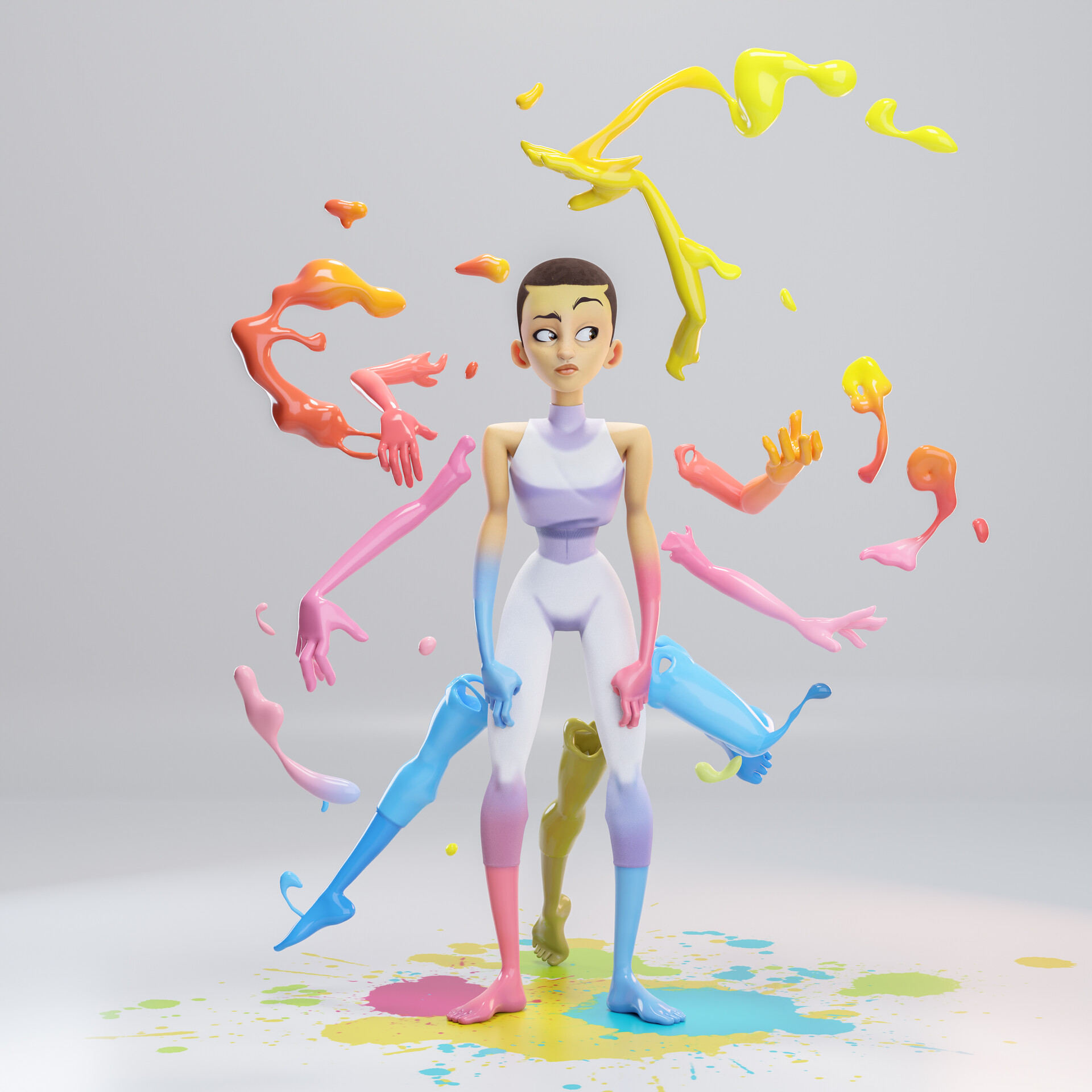 ArtStation - Painter Girl