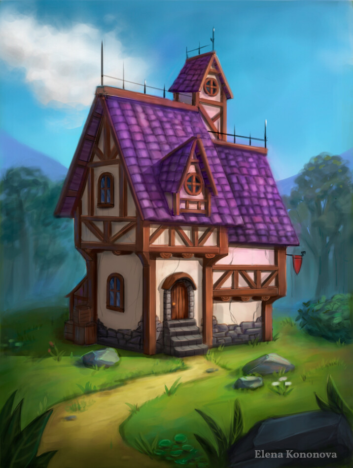 ArtStation - Medieval house