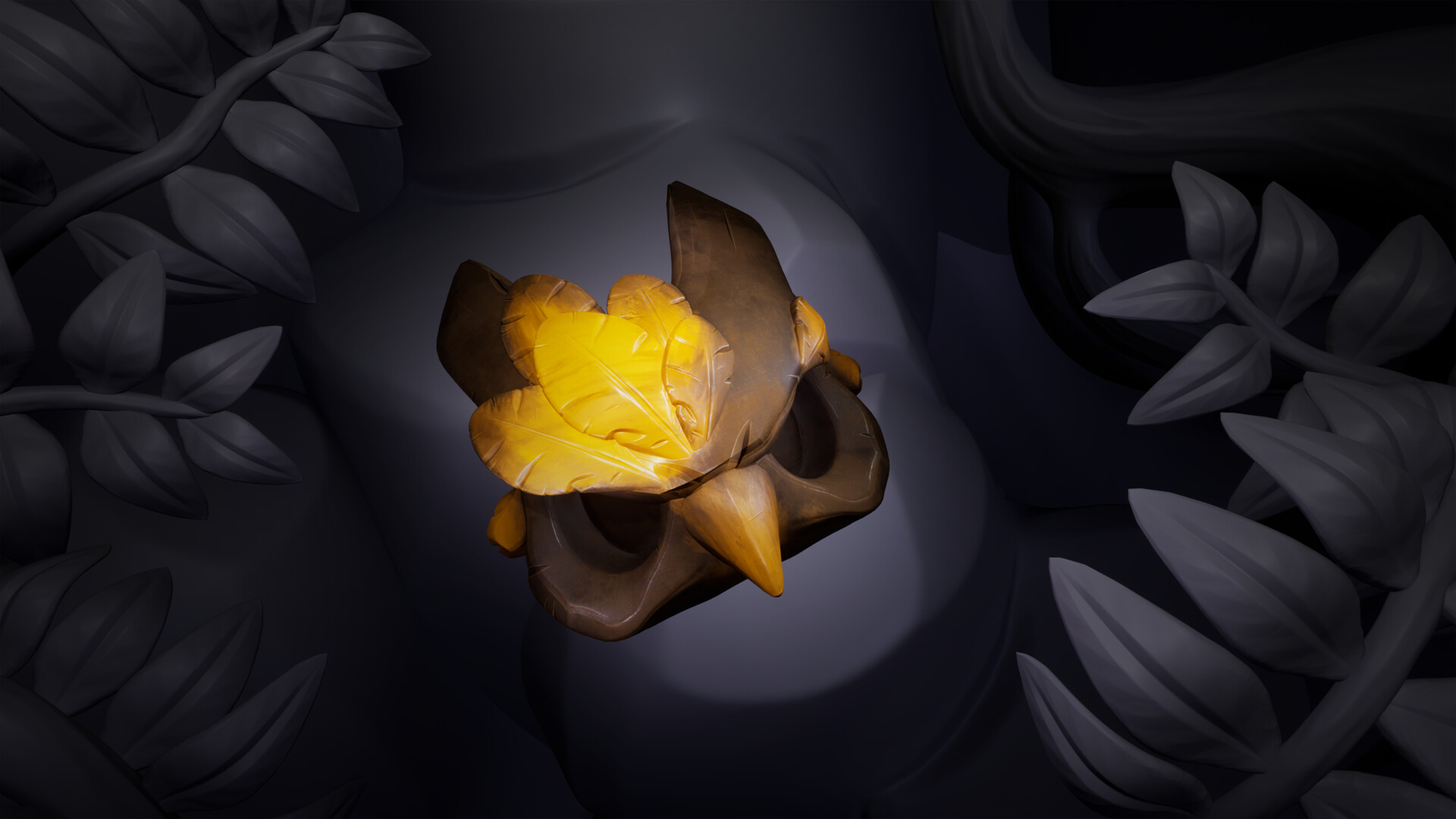 ArtStation - Mask from "Cursed Light"