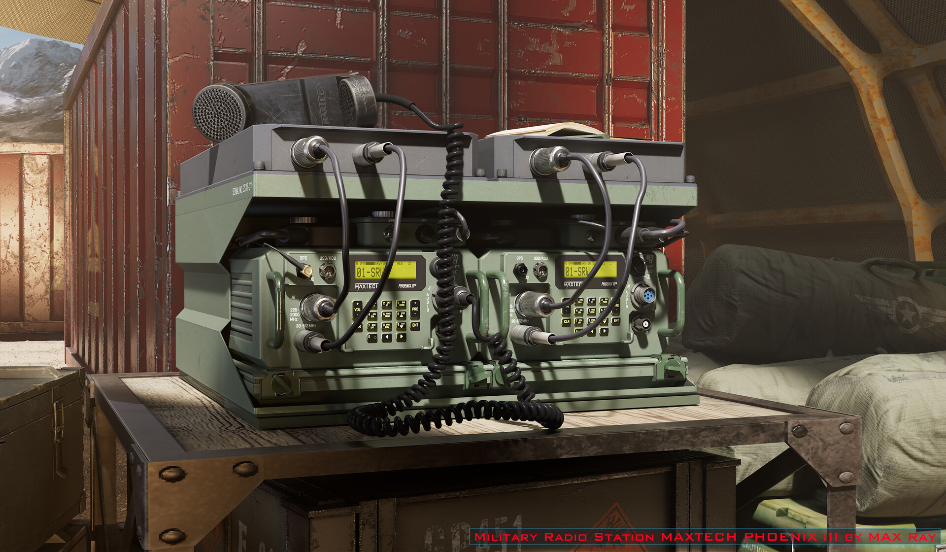 MAX Ray - Military Radio MAXTECH PHOENIX III