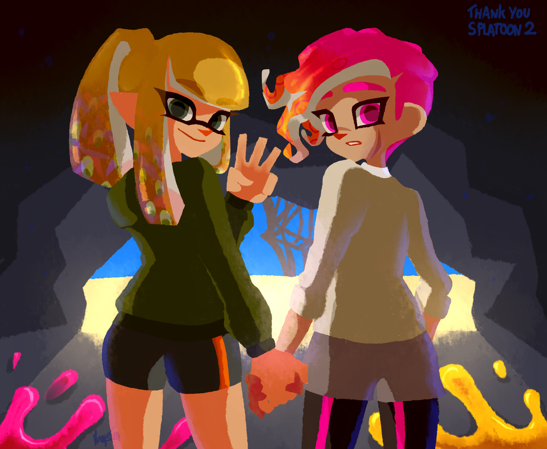 ArtStation - Say bye to Splatoon 2