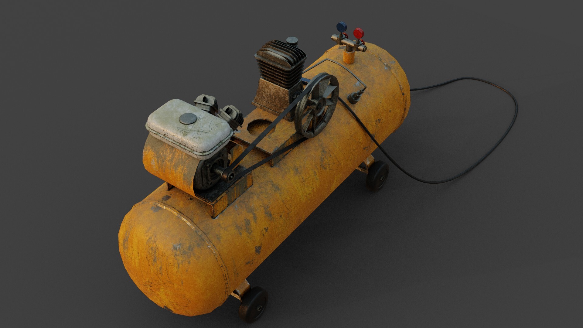 ArtStation - Air compressor machine