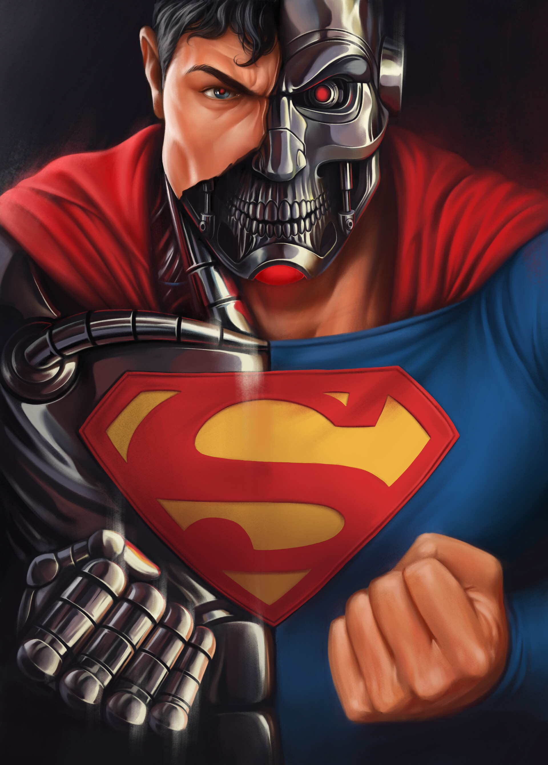 ArtStation - Cyborg Superman