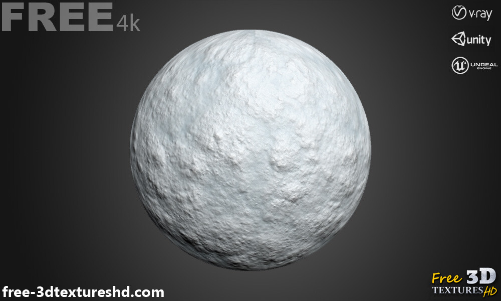 PBR Textures Free Download - Snow material 3D Texture PBR in High Resolution Free Download 4K ...