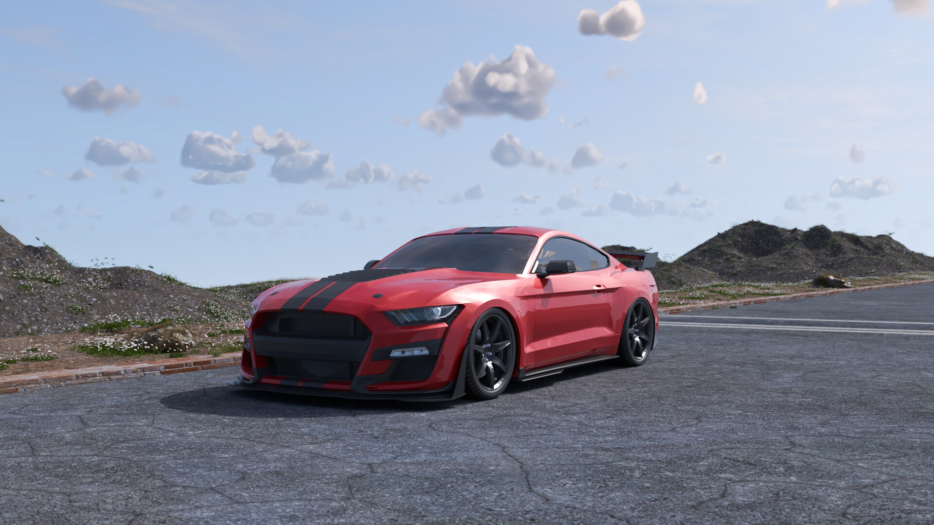 ArtStation - Mustang GT