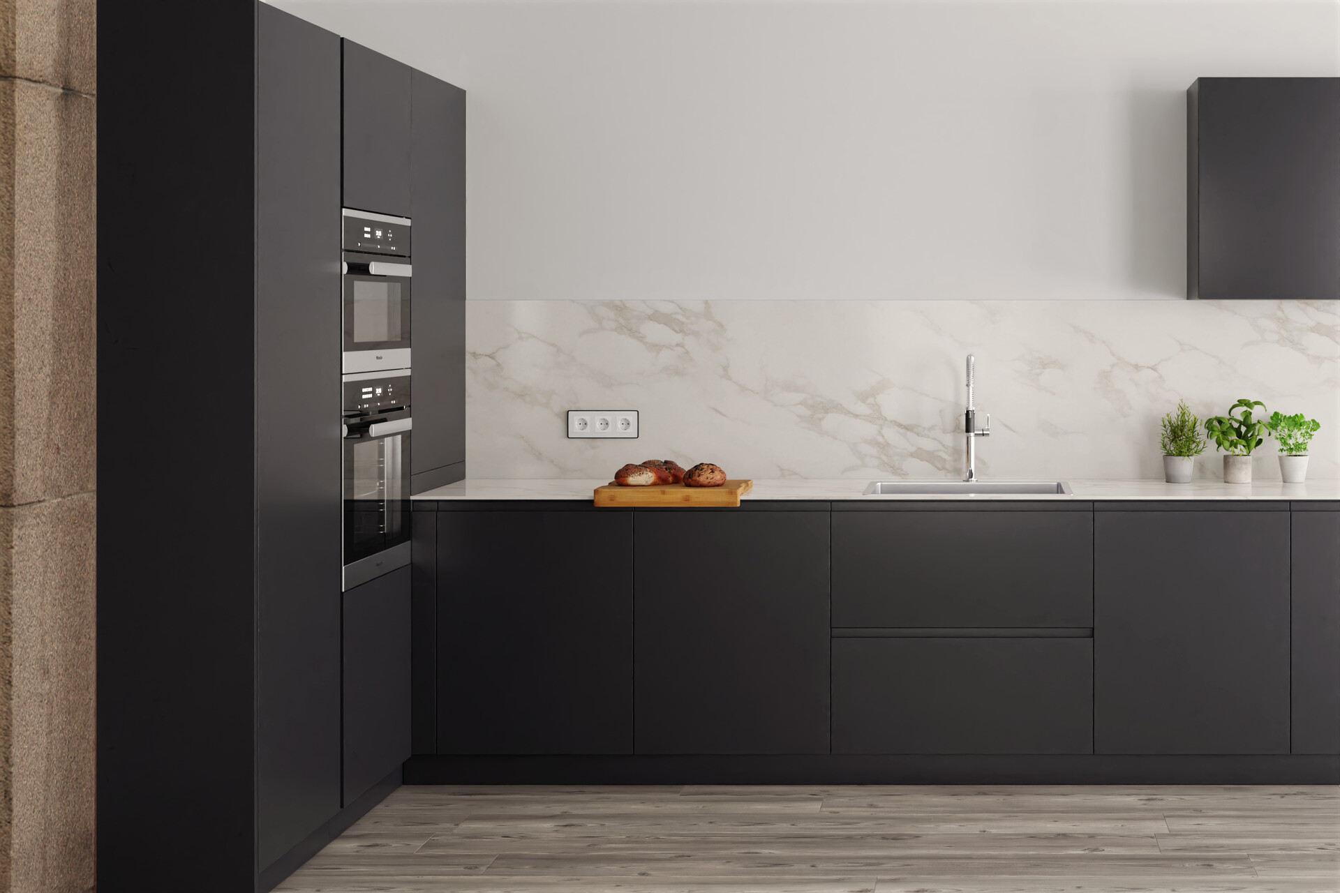 ArtStation - Grey Kitchen