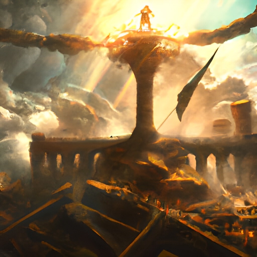 ArtStation - The World Fell At The Feet Of Man - Made by AI