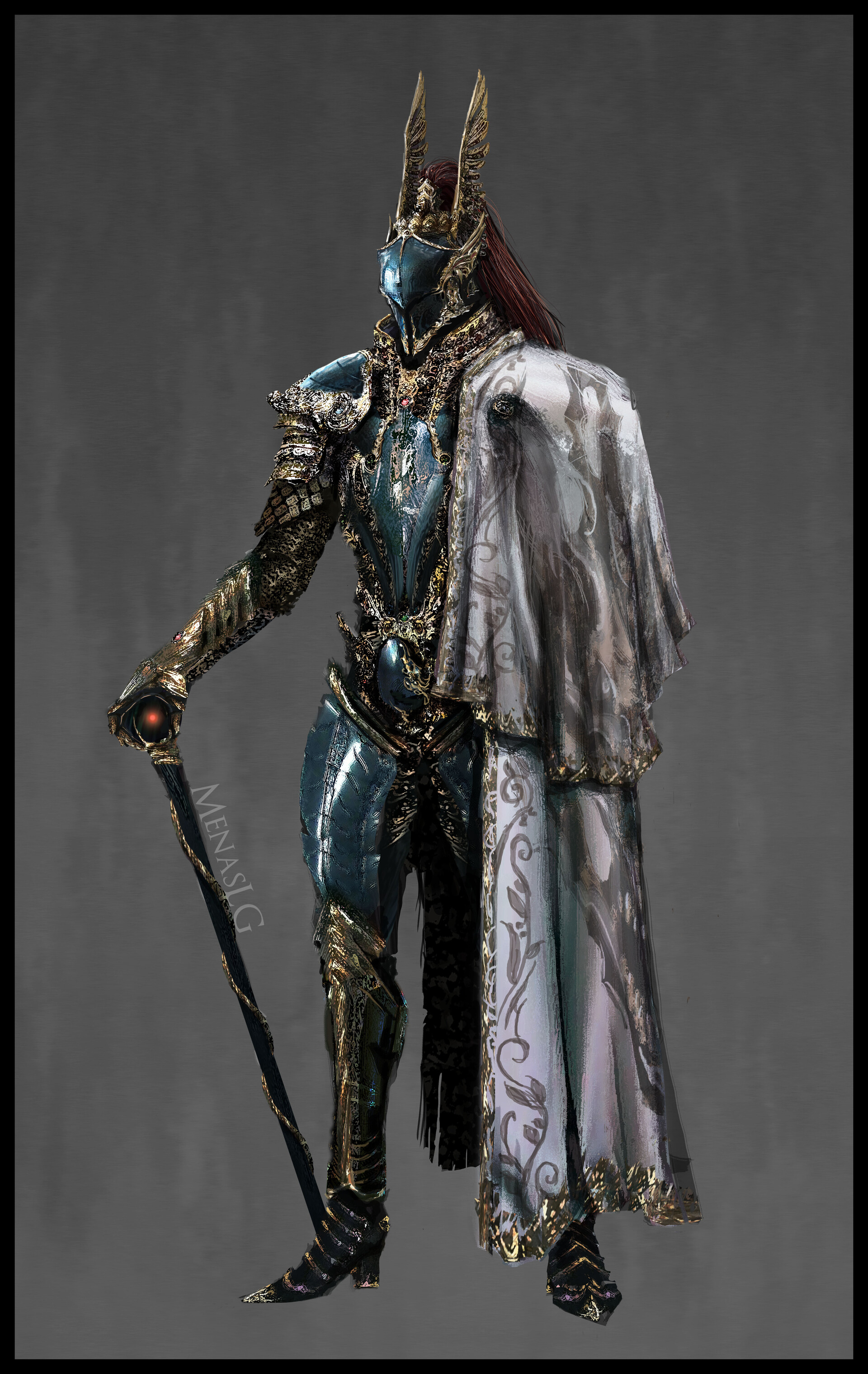 ArtStation - The Dragon Baron [OC]