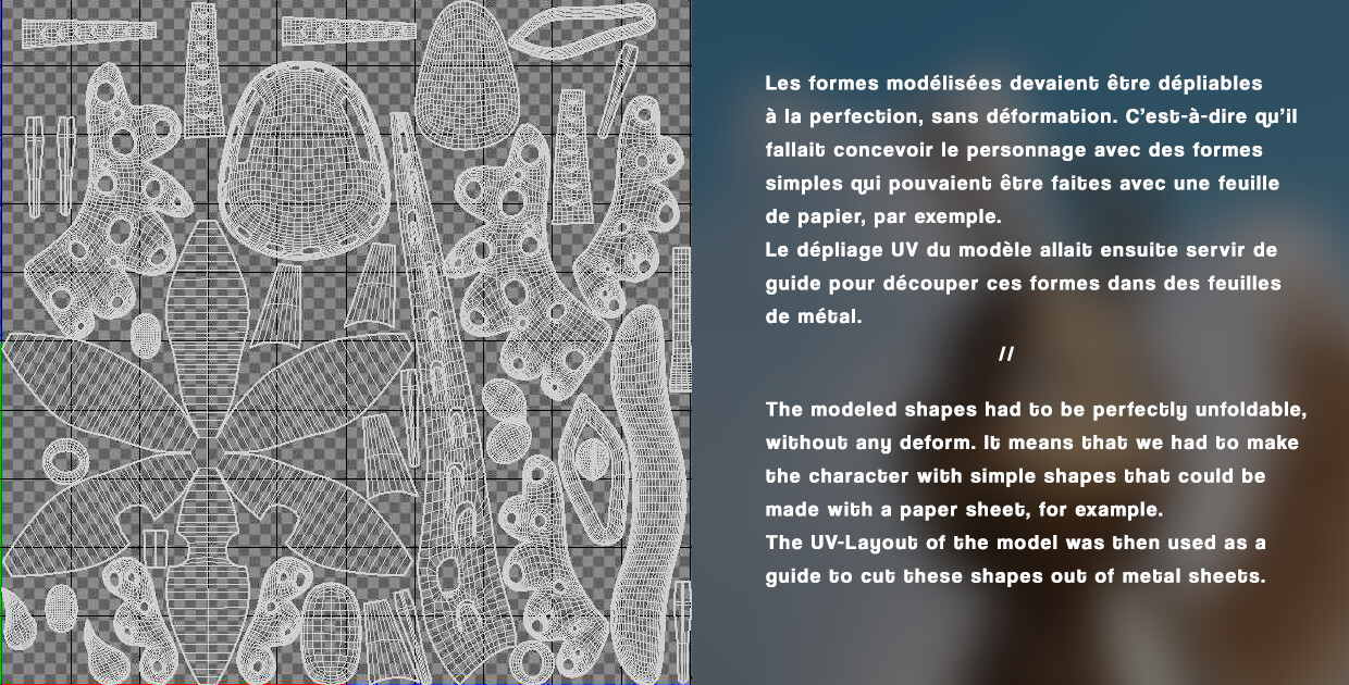 Guillaume Coulombe - 3D Concept/Layout : Metal Statue (IRL)