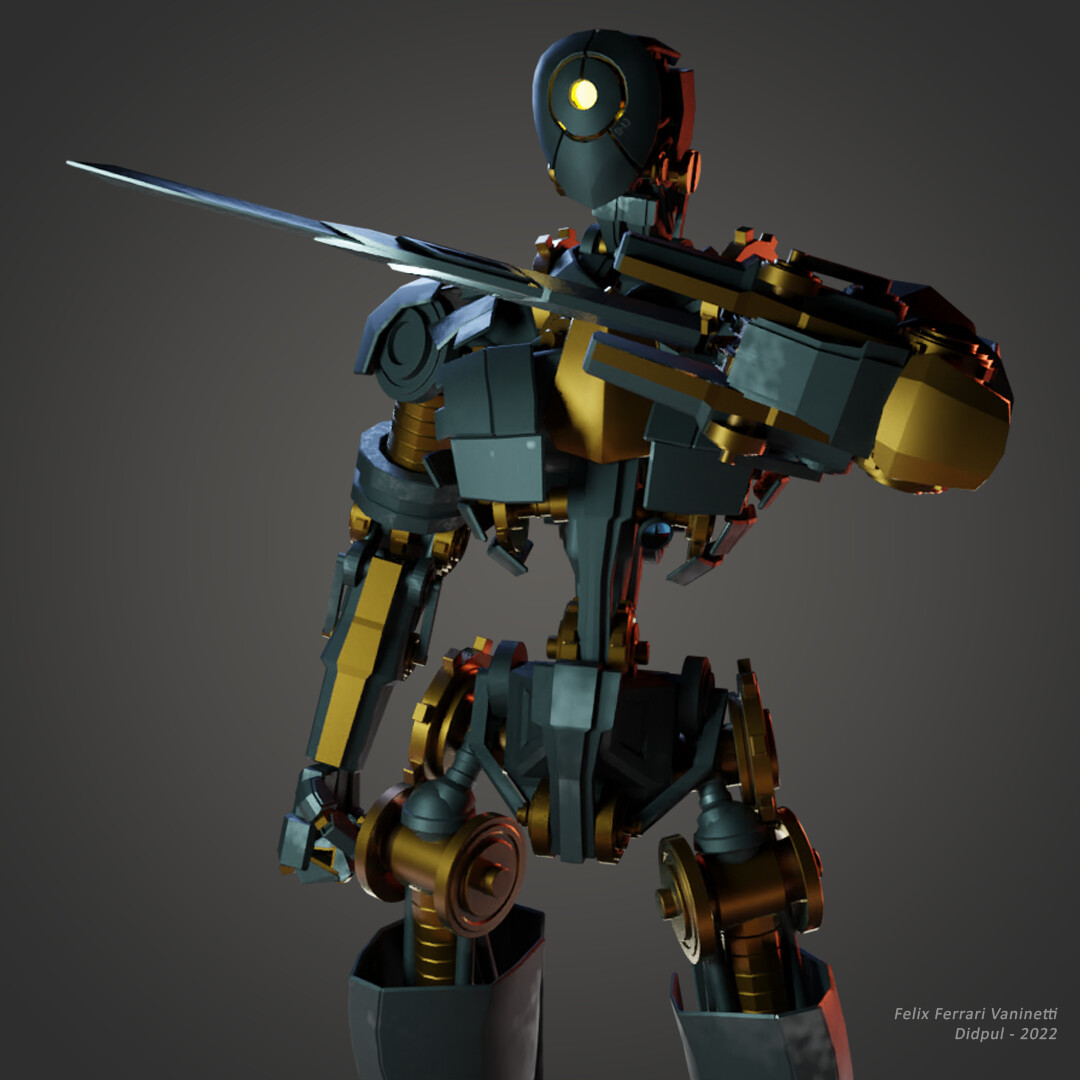 ArtStation - D-13 // Robot Character