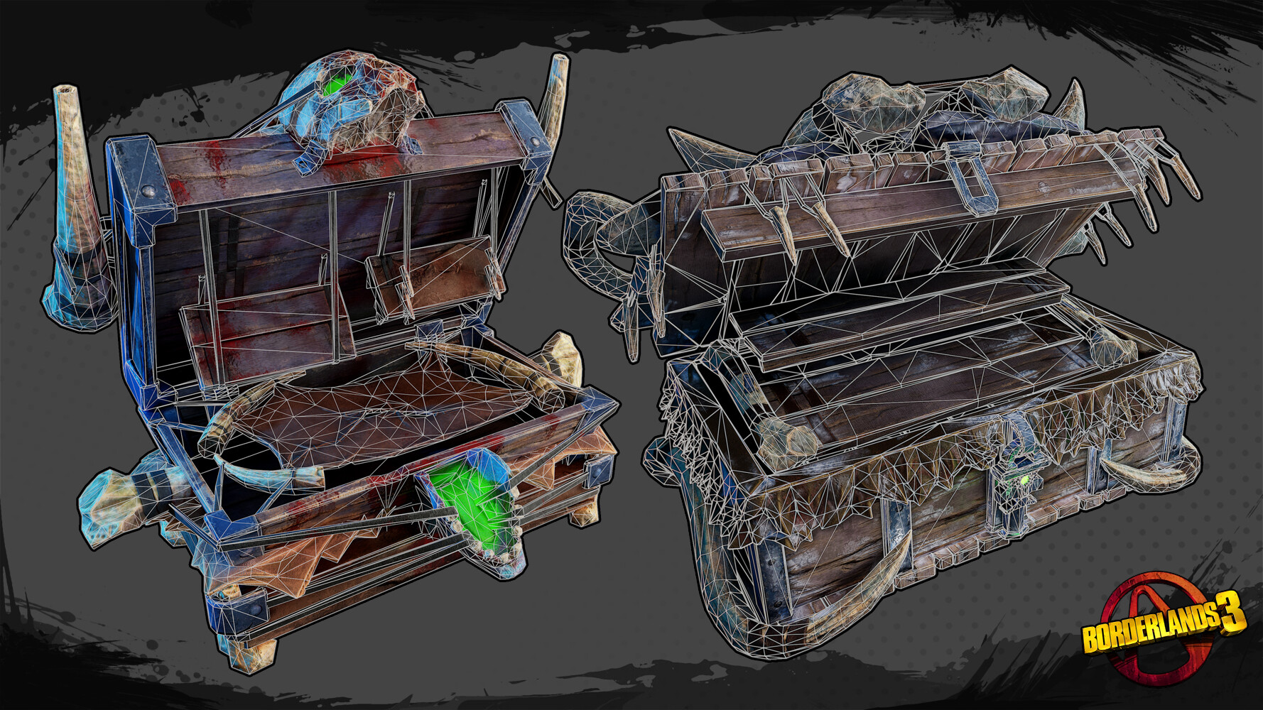 Max Kogan Portfolio - Borderlands 3 - Skull Crate