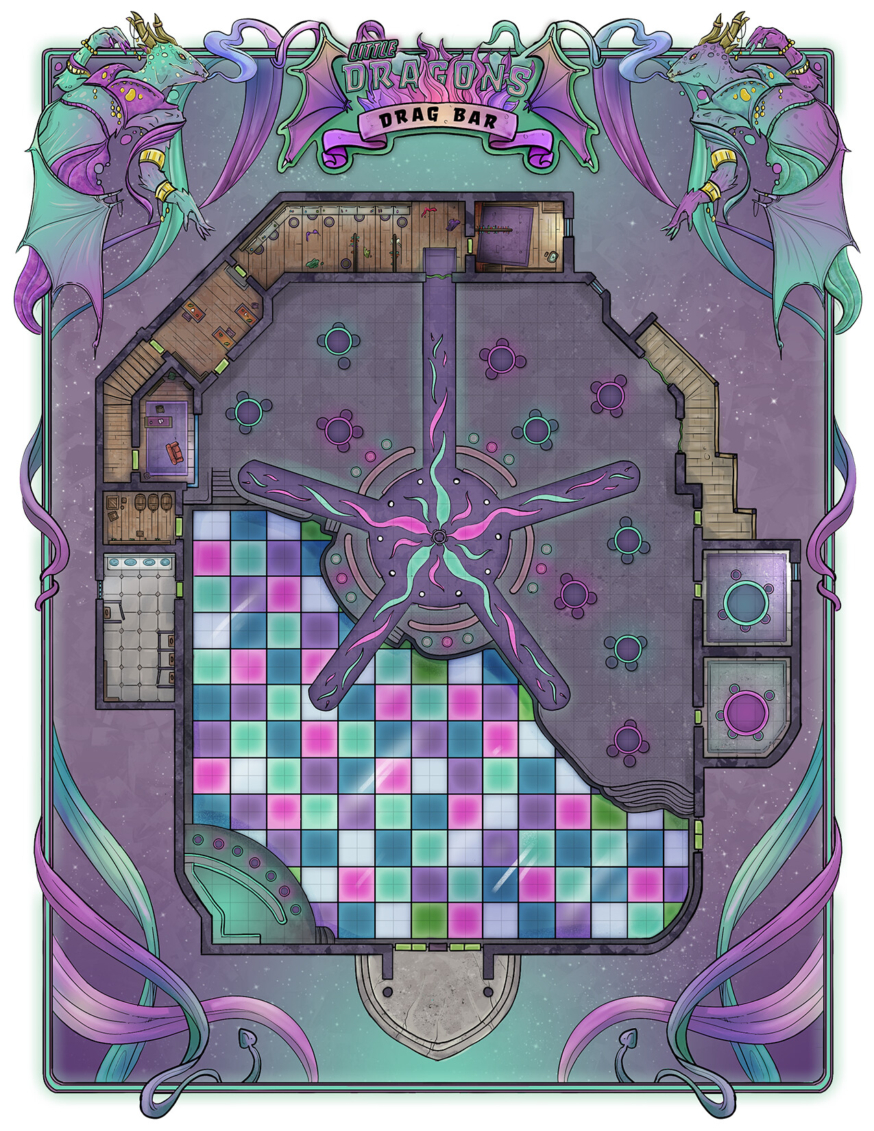 Saga - LGBTQ+ Bar Adventure Maps