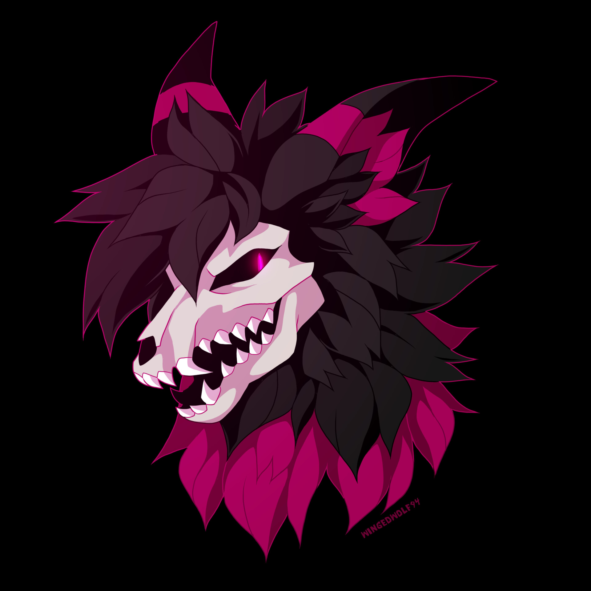 ArtStation - Skullbeast Portrait for leaky_00