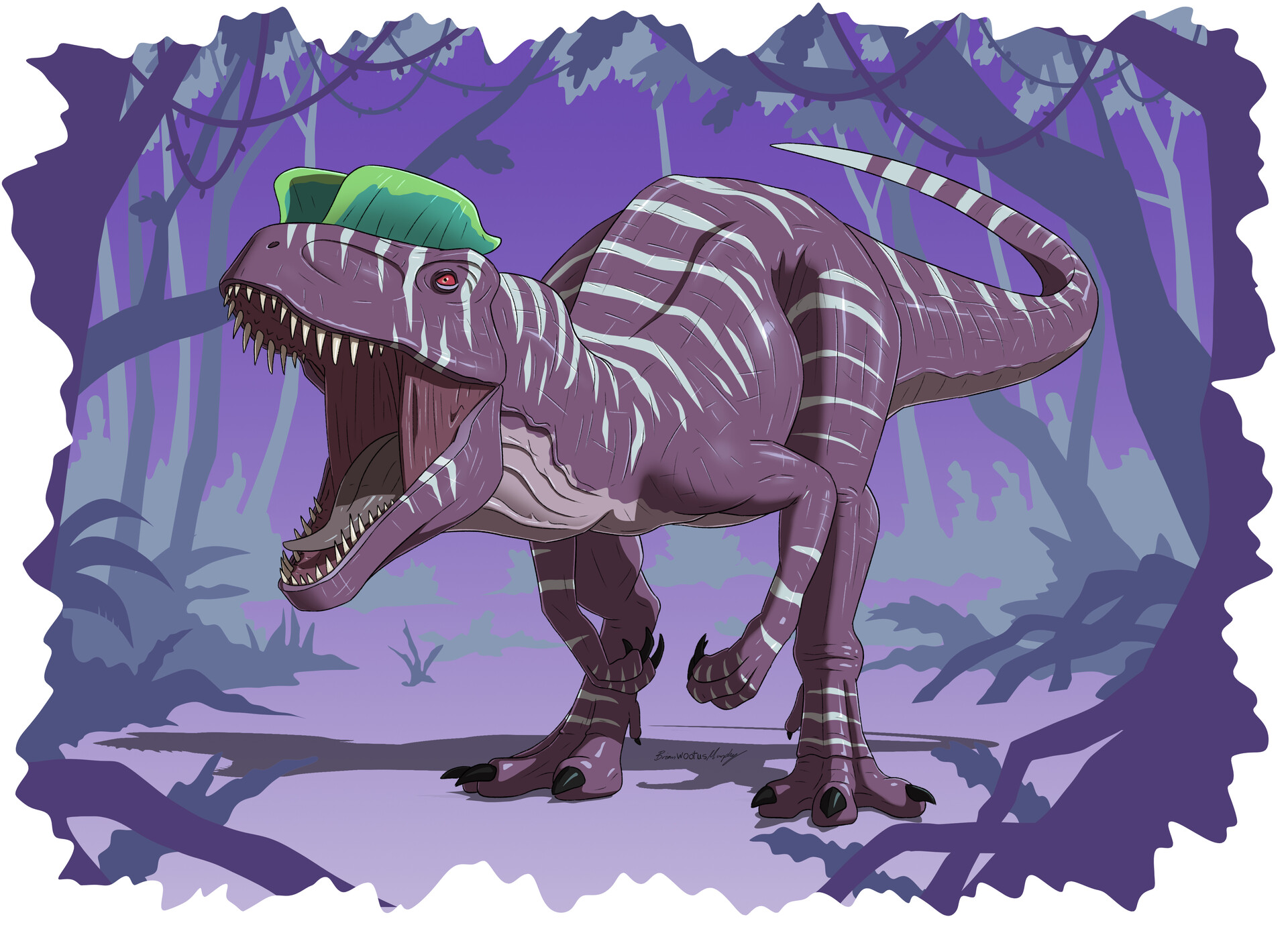 ArtStation - Dilophosaurus