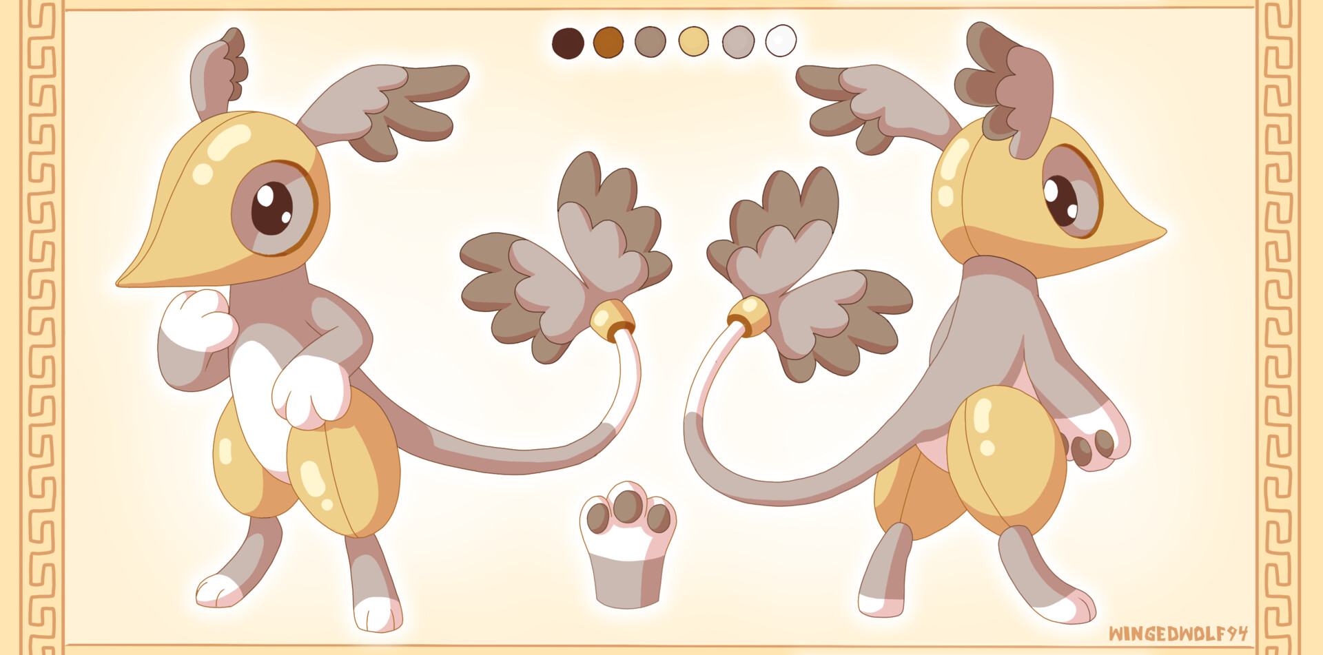 wingedwolf94 - Bronze Creature Design