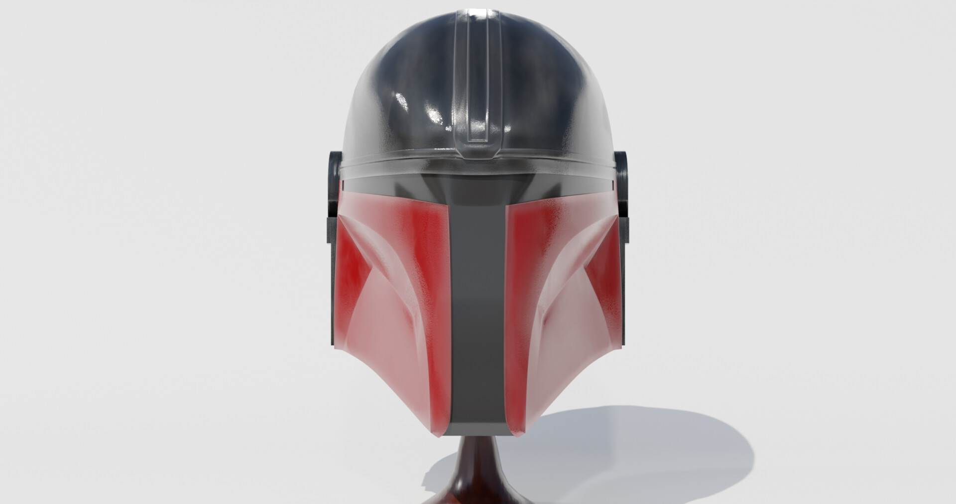 ArtStation - Dark Mandalorian helmet