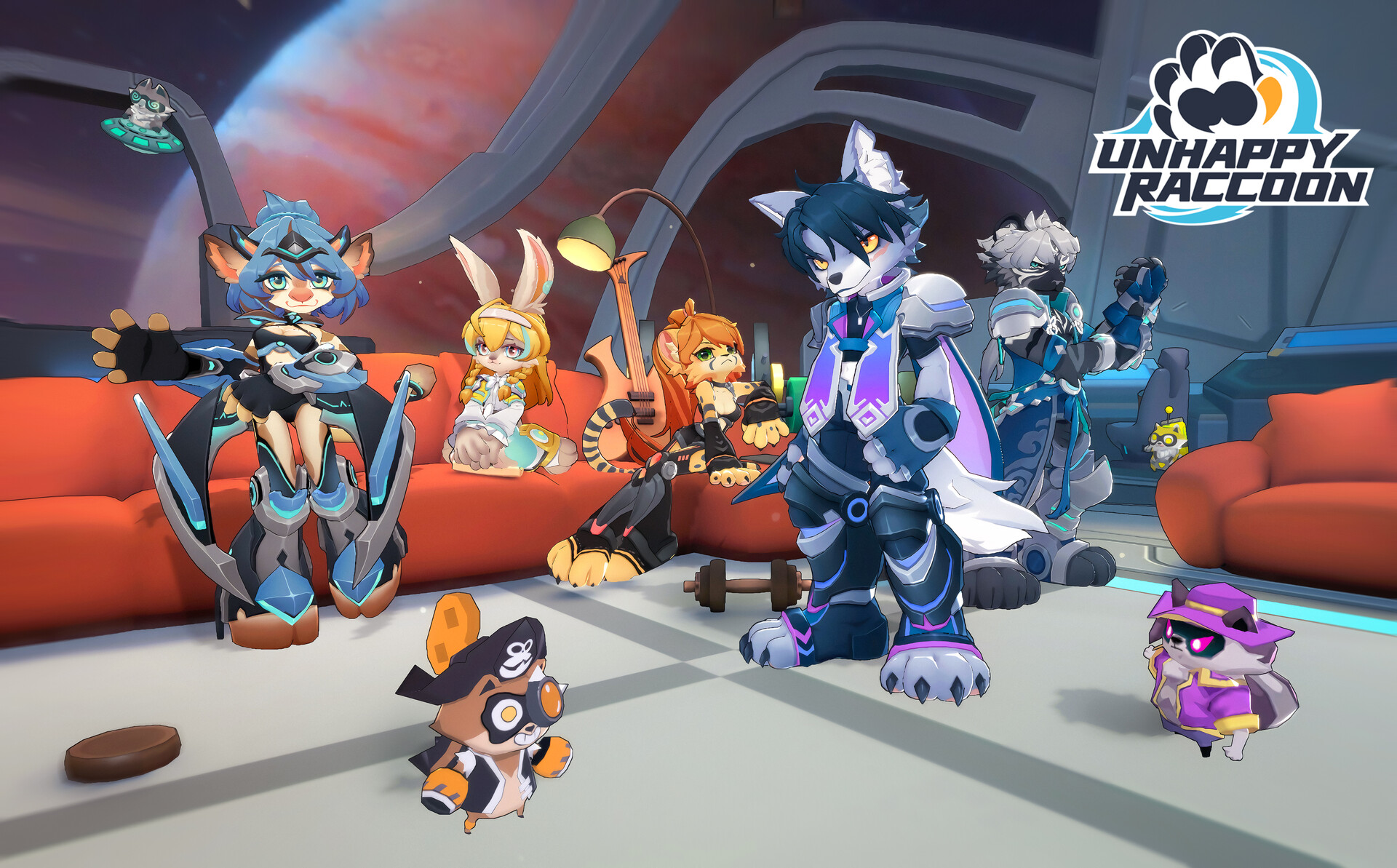 ArtStation - unhappy raccoon