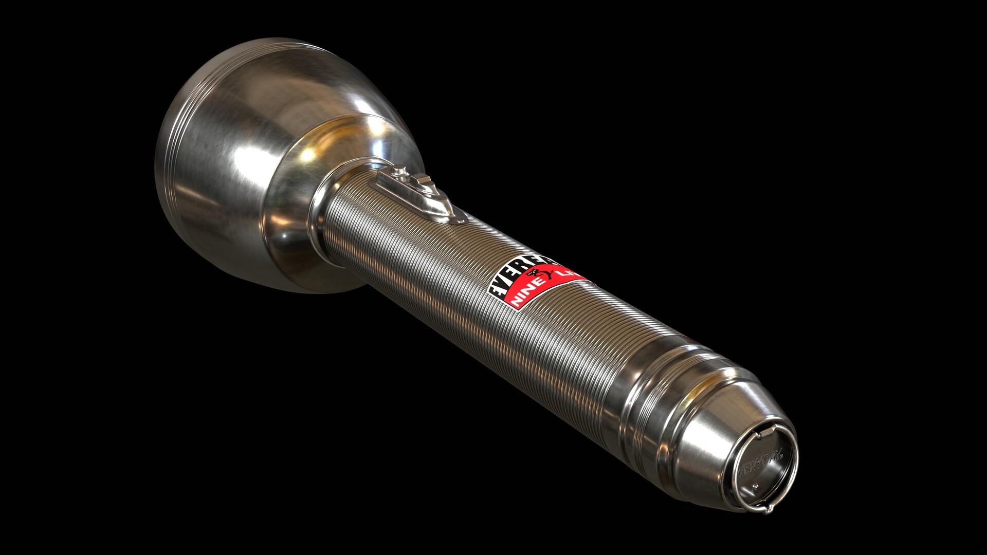 ArtStation - Everyday Old Metal Flashlight