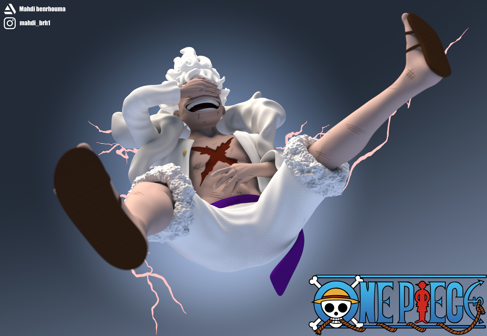 ArtStation - Monkey D. Luffy | JOY BOY ( Nika )