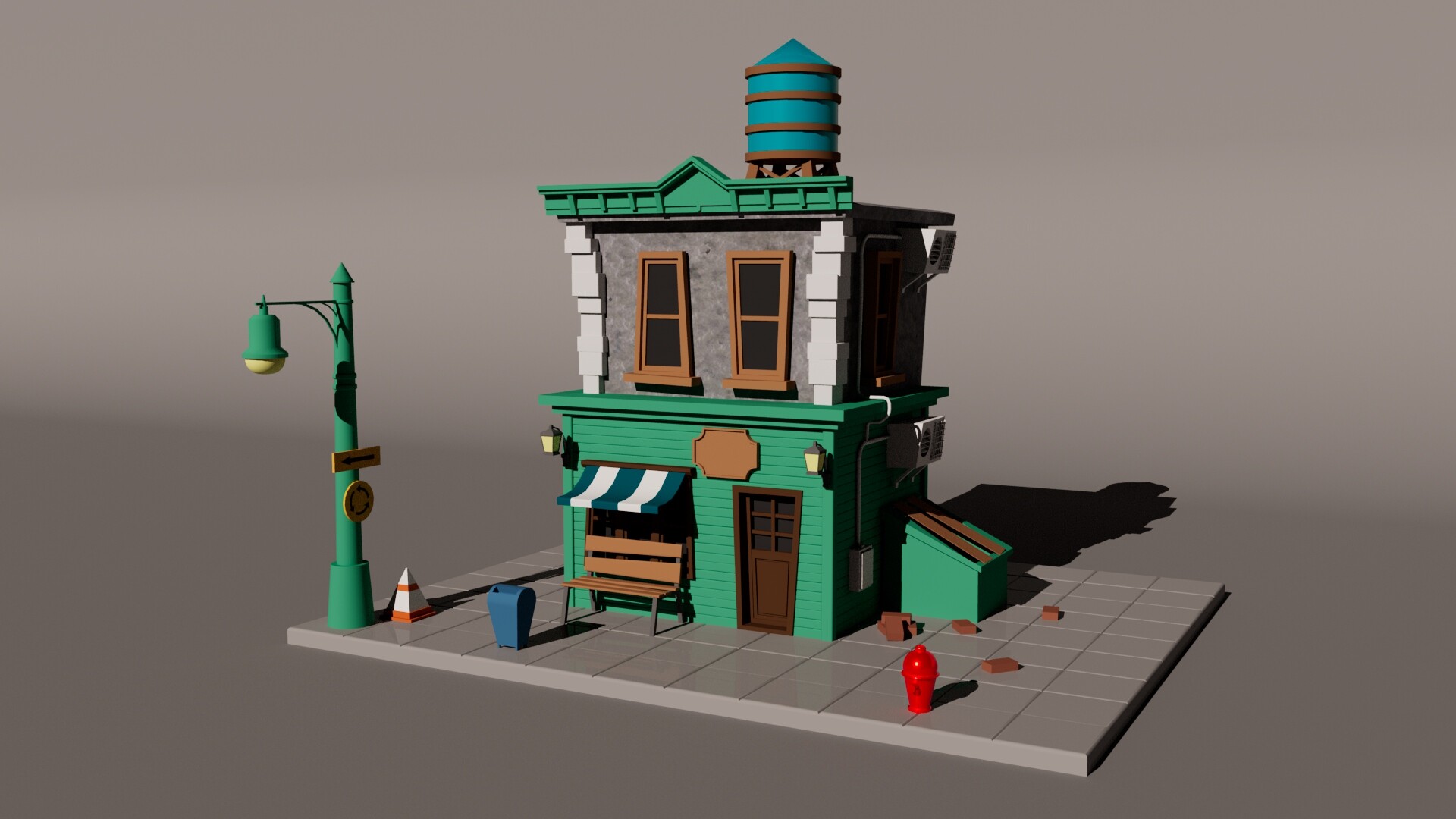 ArtStation - Cartoon House