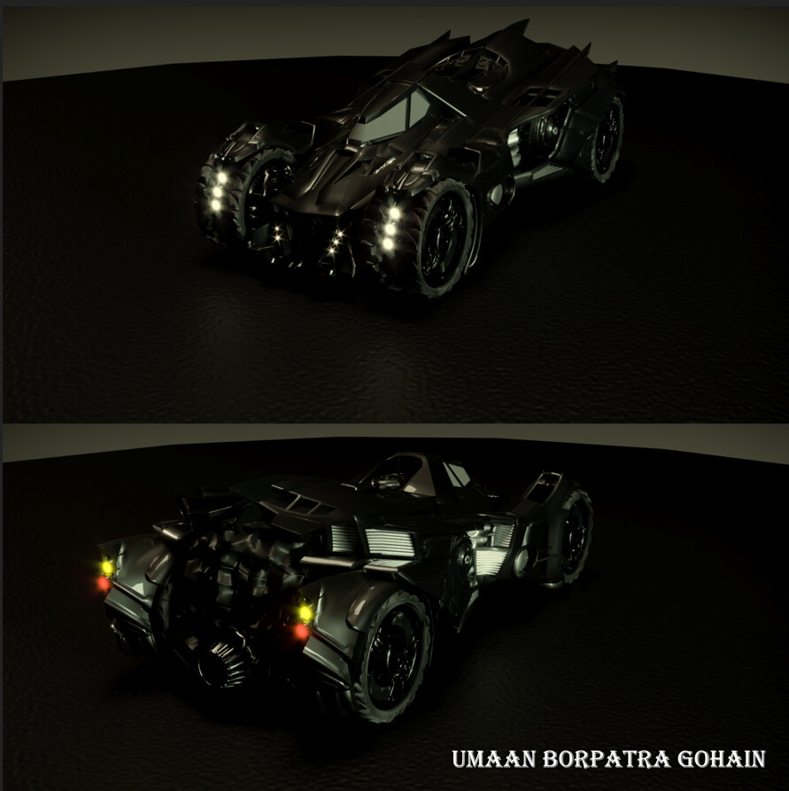 ArtStation - Batman Batmobile & Batpod