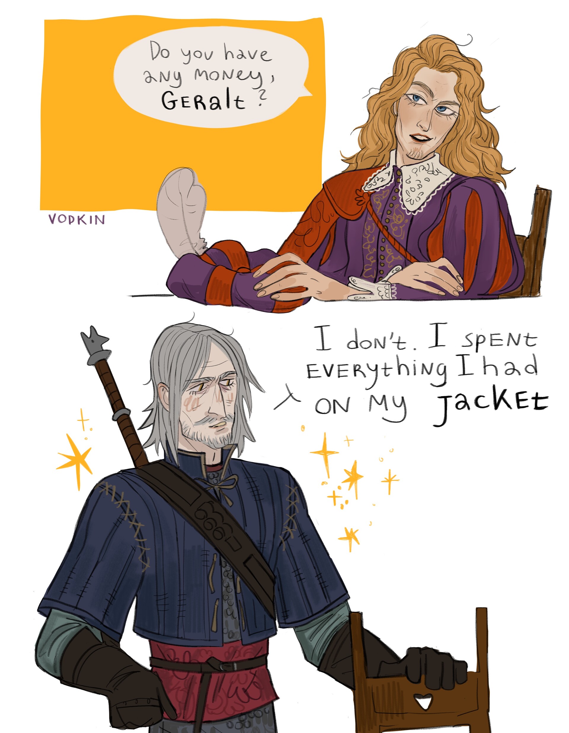 Artstation Geralt And Jaskier