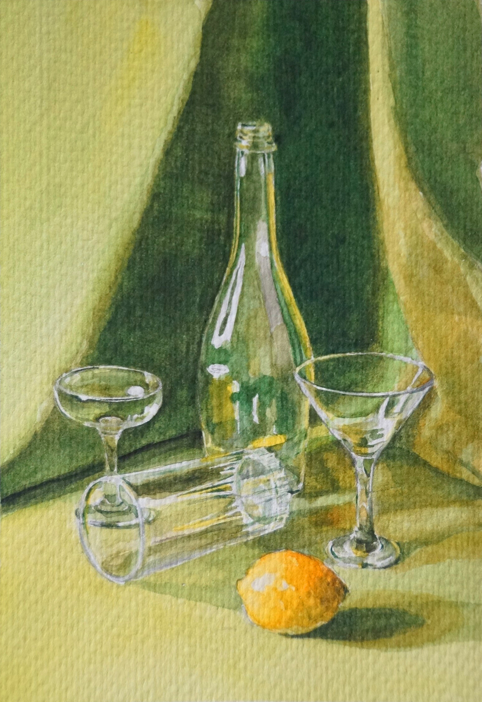 ArtStation - Watercolor Still life 11