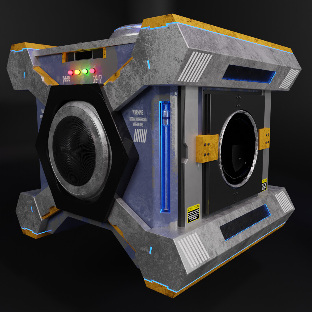 ArtStation - The Space Cube Machine