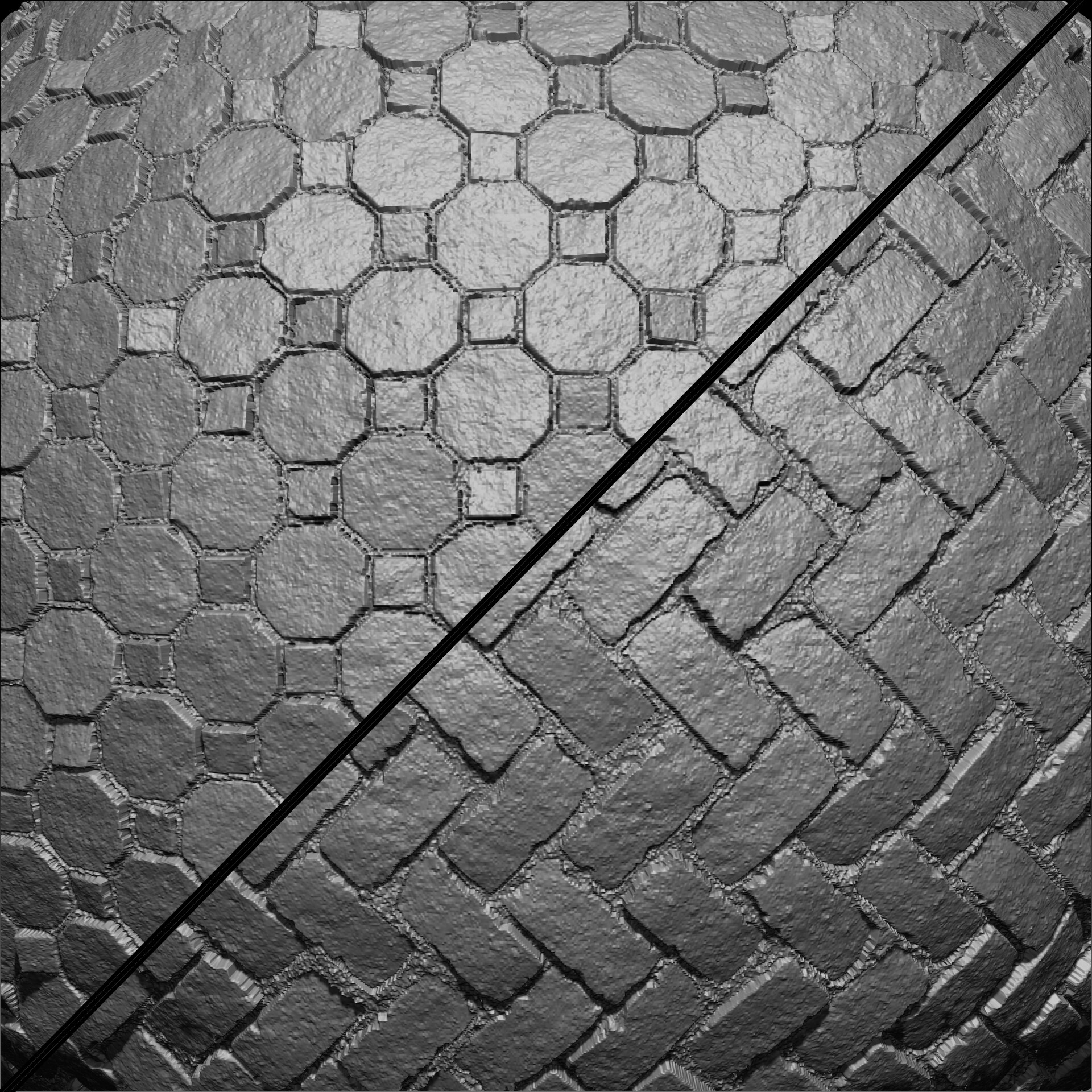 ArtStation - 100 Cobblestone Alpha Maps + Video How To Use