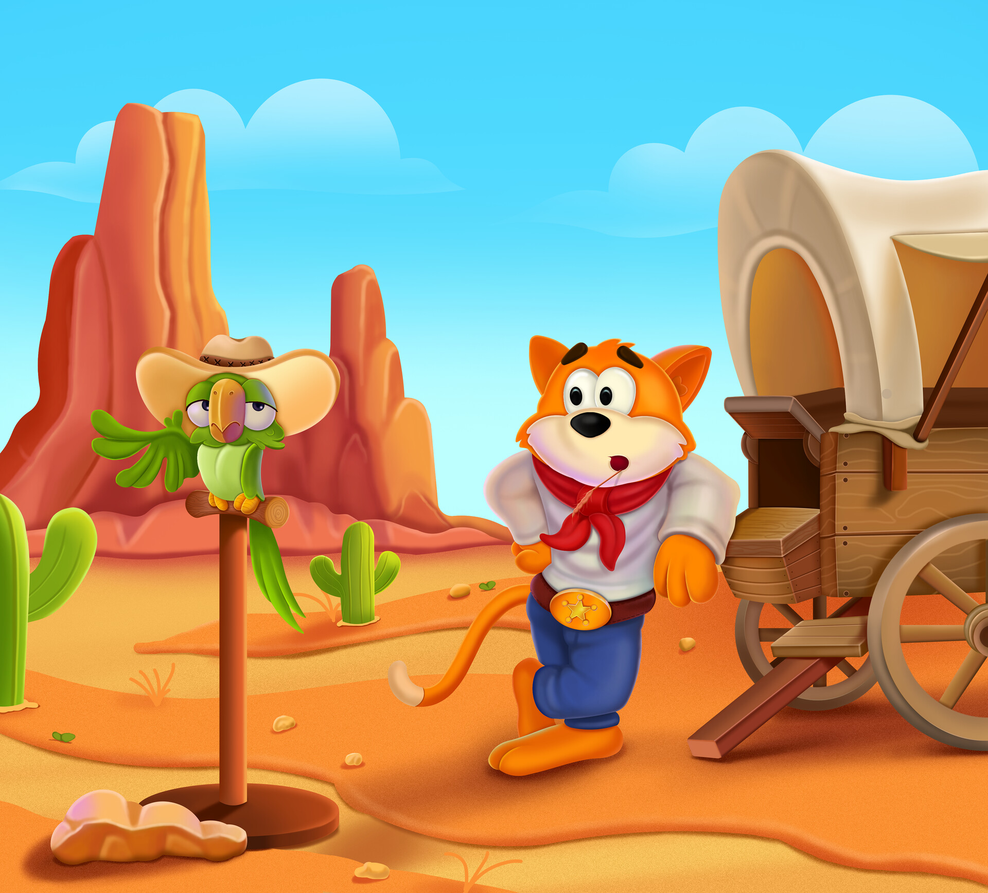 ArtStation - cowboy buddies