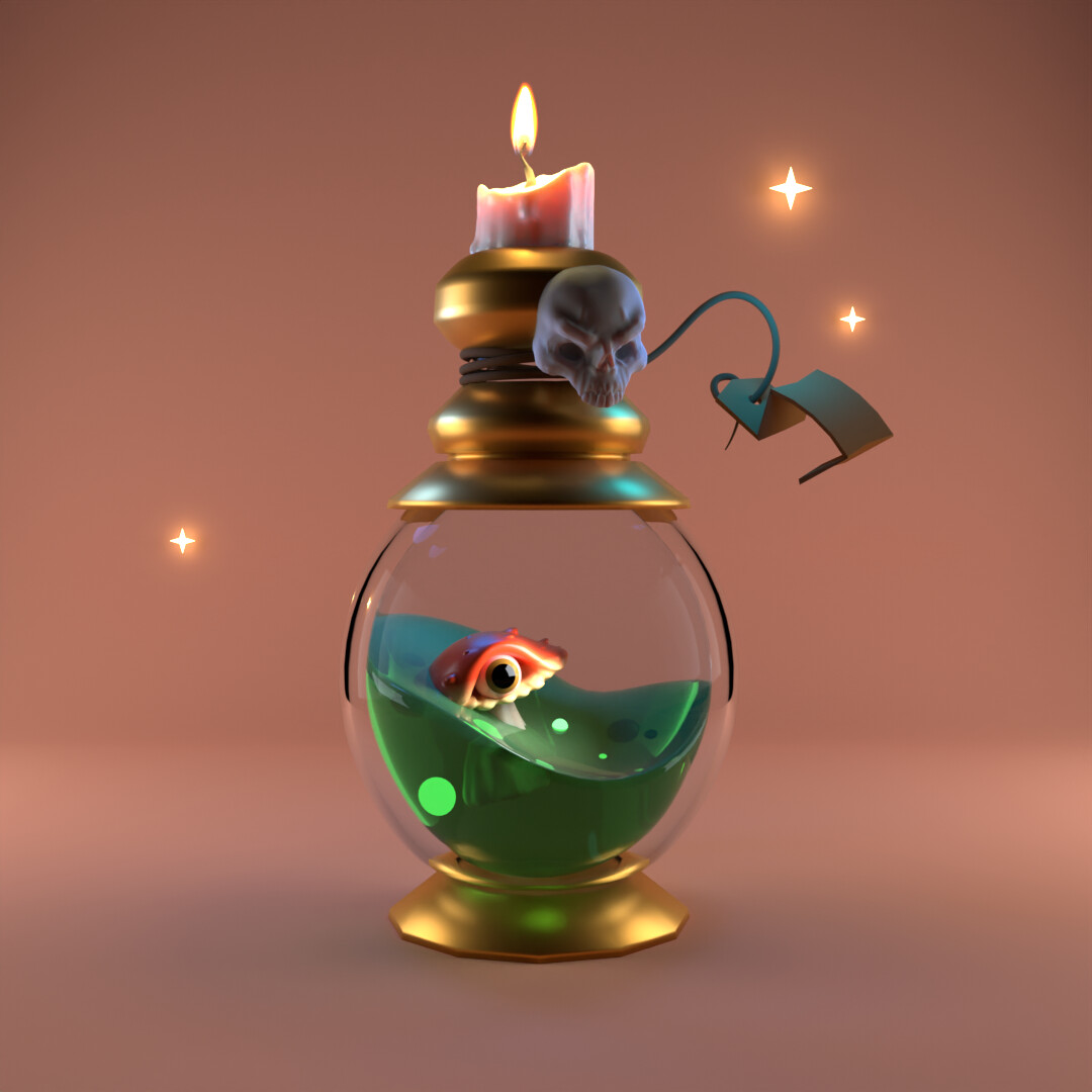 ArtStation - Poison Bottle