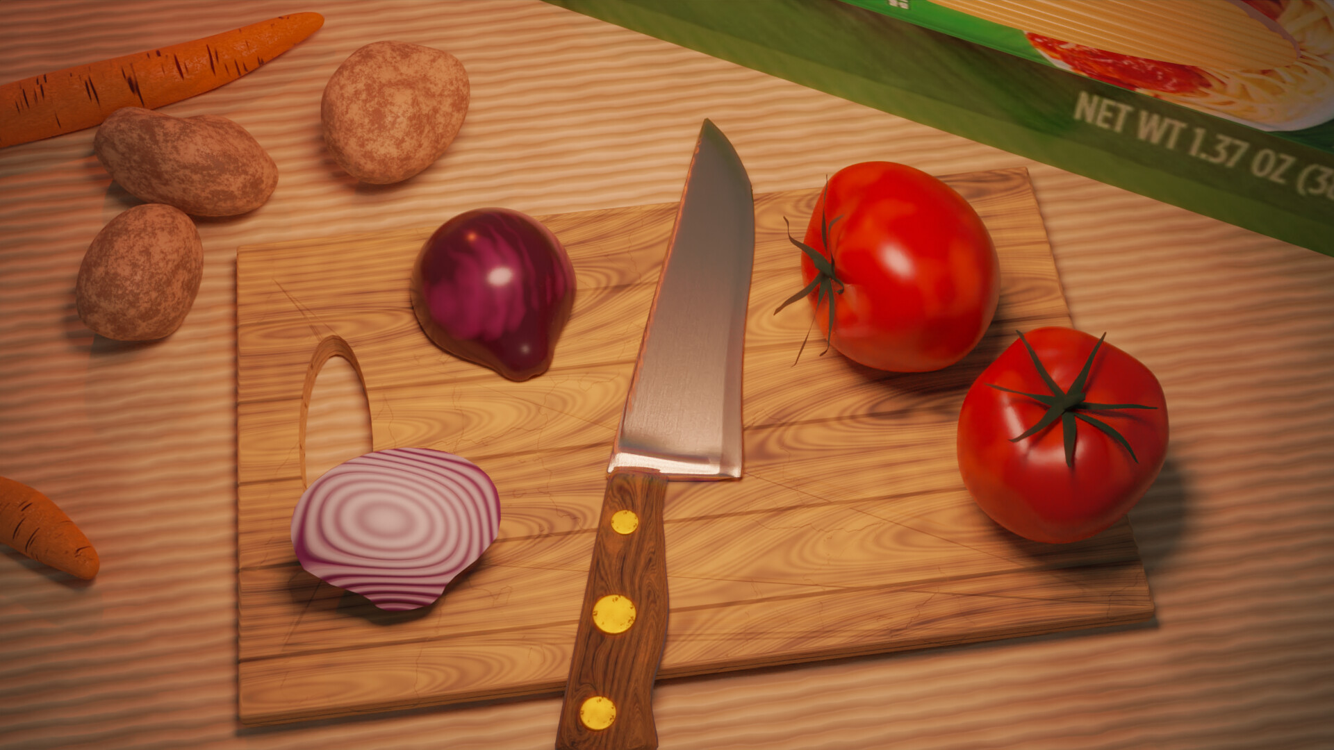 ArtStation - Vegetables Chopping