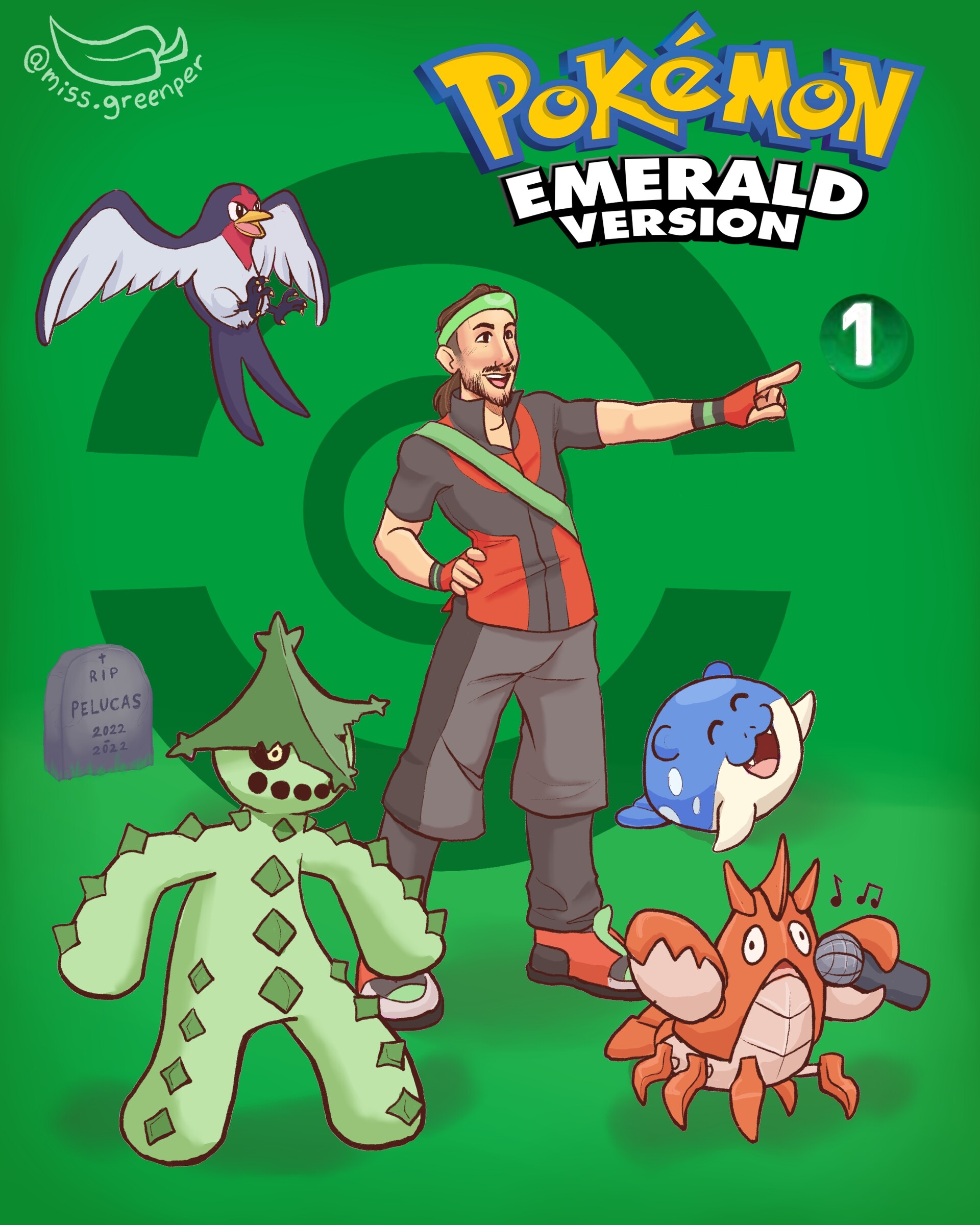 ArtStation - Illustration #1 - Pokemon Emerald with Playexperience Part 1