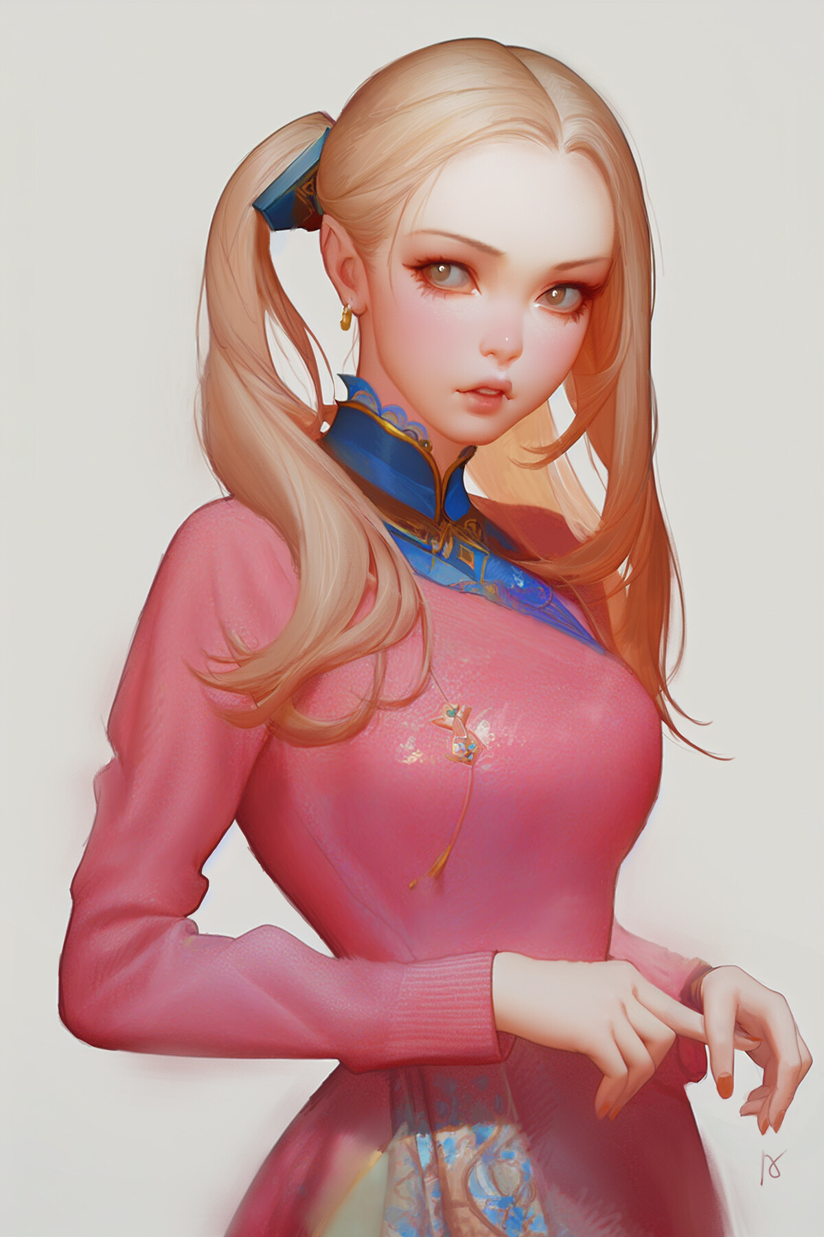 ArtStation - Single-sided ponytail girl