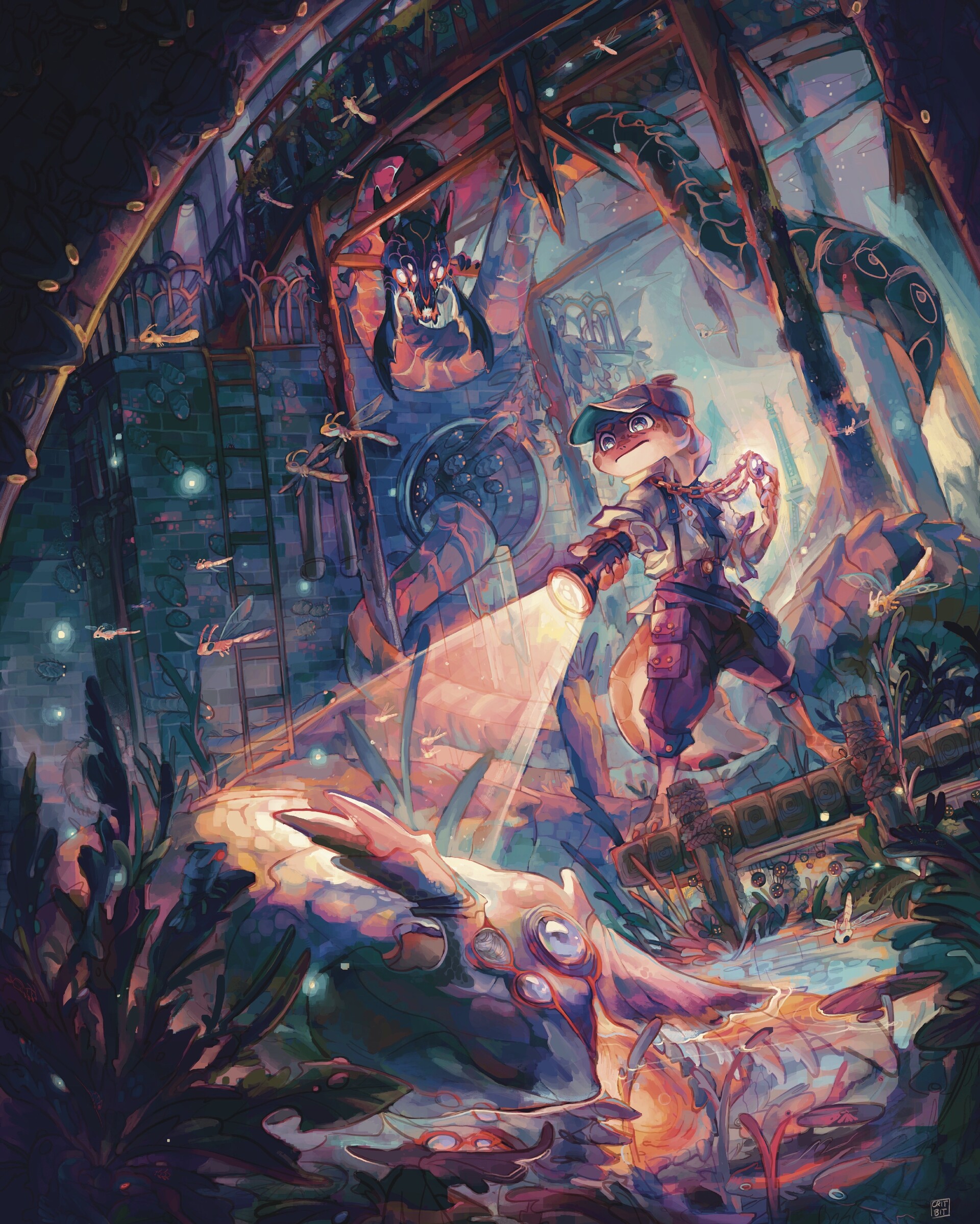 ArtStation - Exhibition Centipede— Illustration